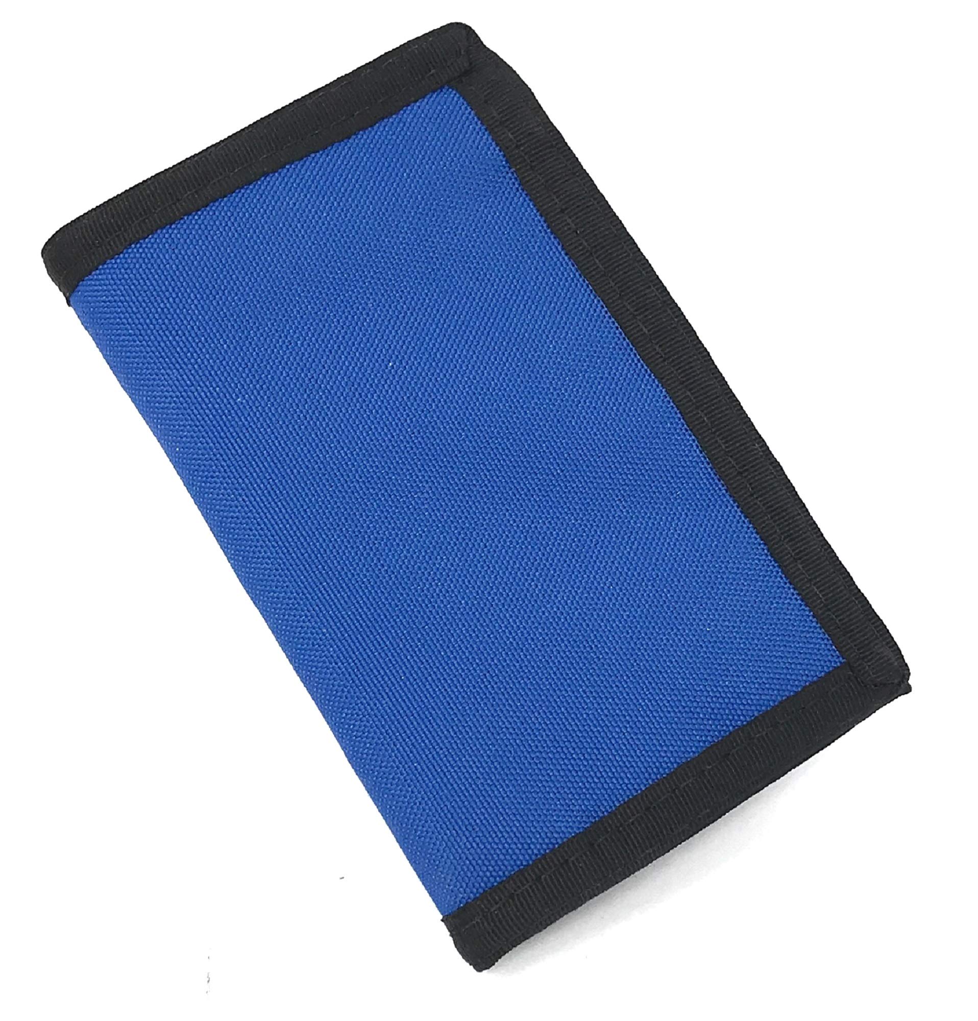 Amazon.com: RFID Nylon Trifold Hook and Loop Wallet. w/Inside ID Window ...