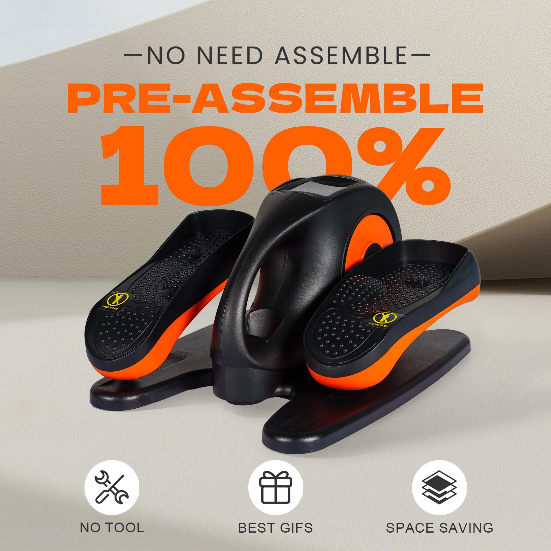 Snapklik.com : Tappio Under Desk Elliptical Machine, Ellipse Leg ...