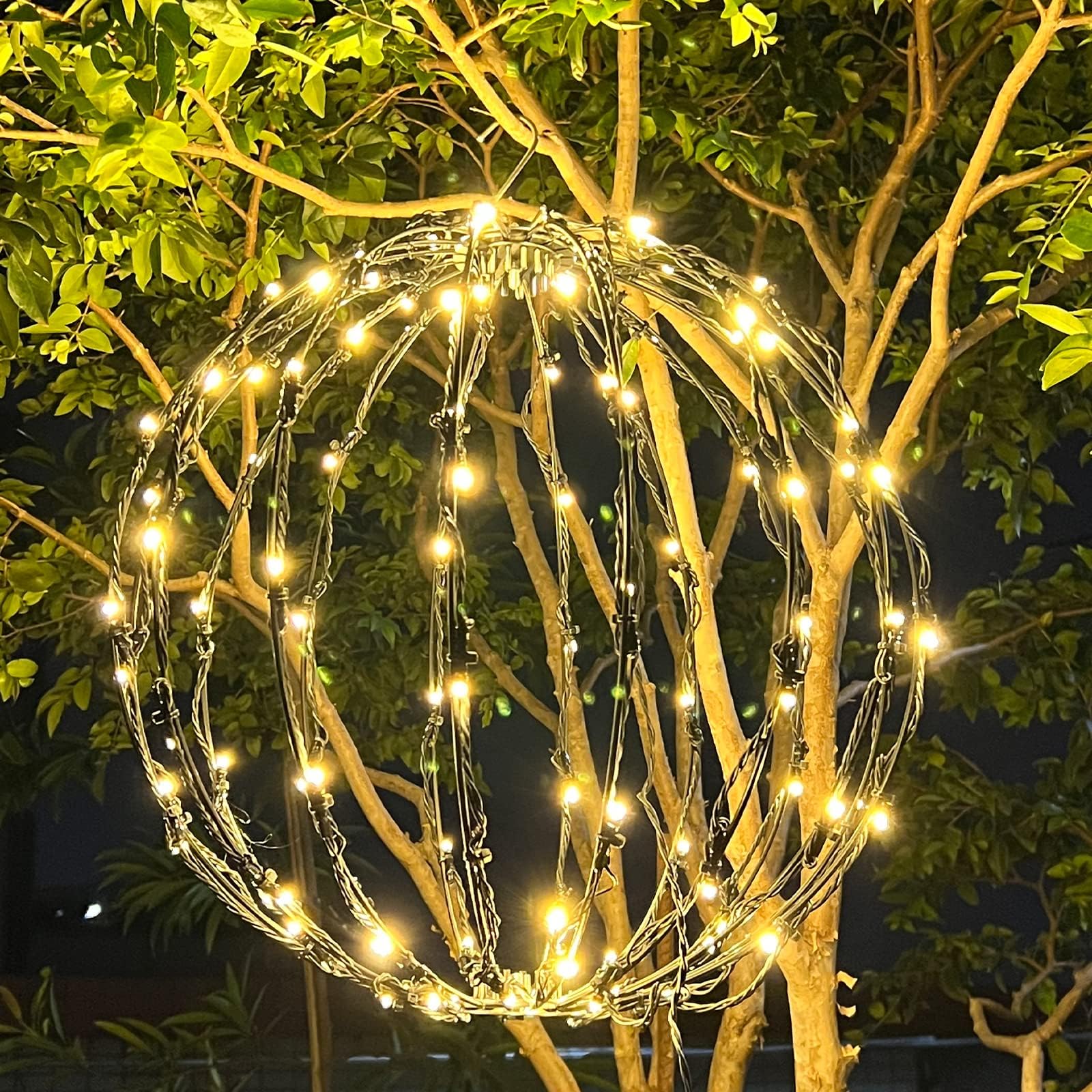 Amazon.com: Zhengmy 6 Pcs Christmas LED Lighted Balls 12'' Large ...