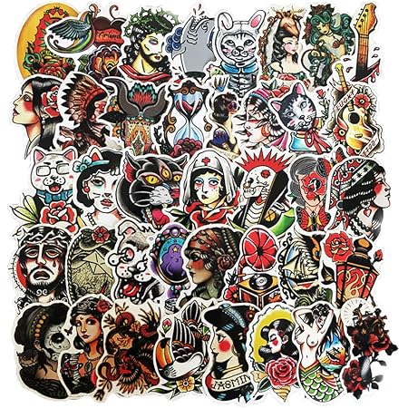 Amazon.com: Vintage Stickers| 100 PCS |Retro Stickers Packs for Adults ...