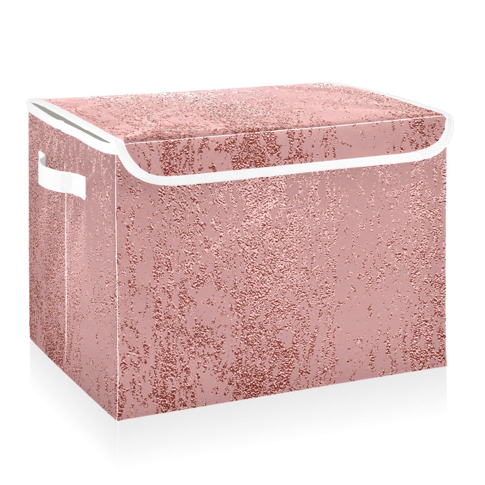 Amazon.com - CaTaKu Large Fabric Storage Bins With Lids, Rose Gold ...