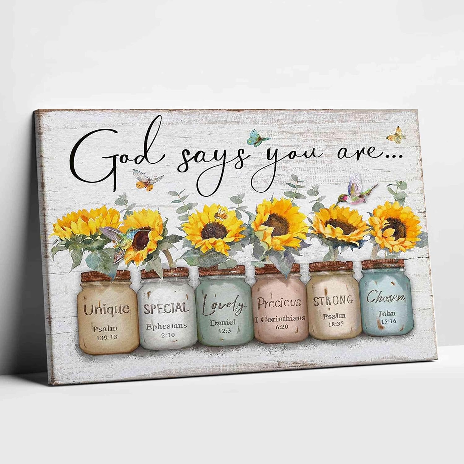 Amazon.com: citipaitorn God Says You Are Poster: Christian ...