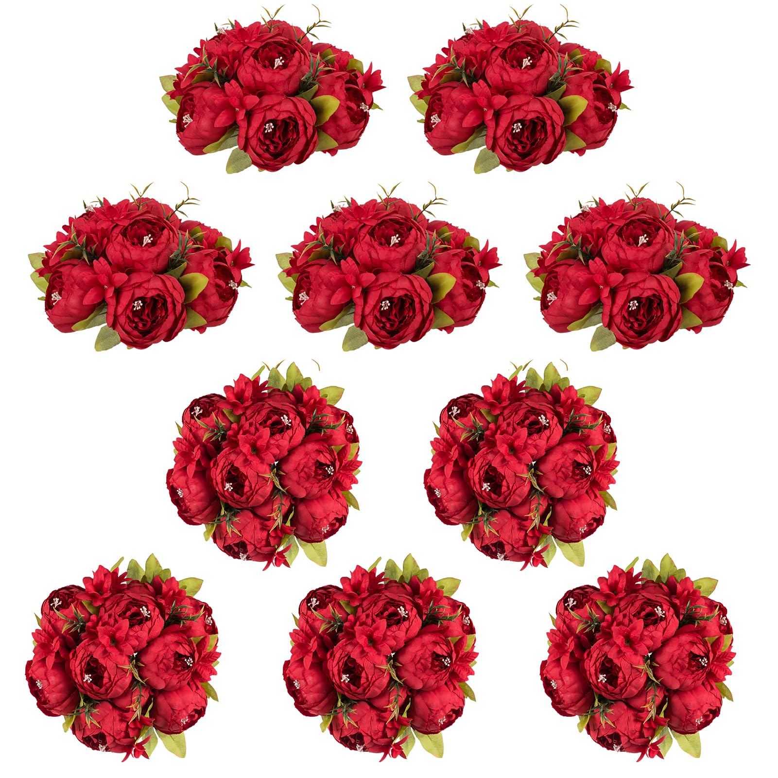 Amazon.com: NUPTIO Flower Balls Flowers for Centerpieces: 10 Pcs 9.4 ...