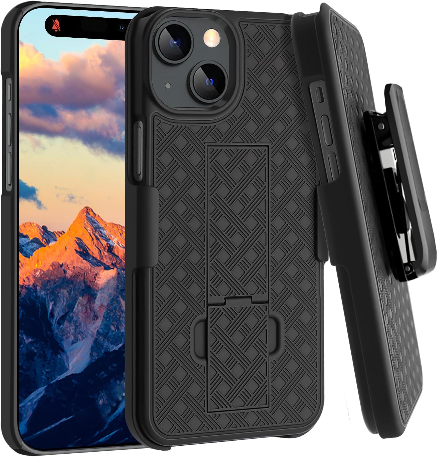 Amazon.com: HayyaCase for iPhone 15 Case with Belt Clip : Heavy Duty ...
