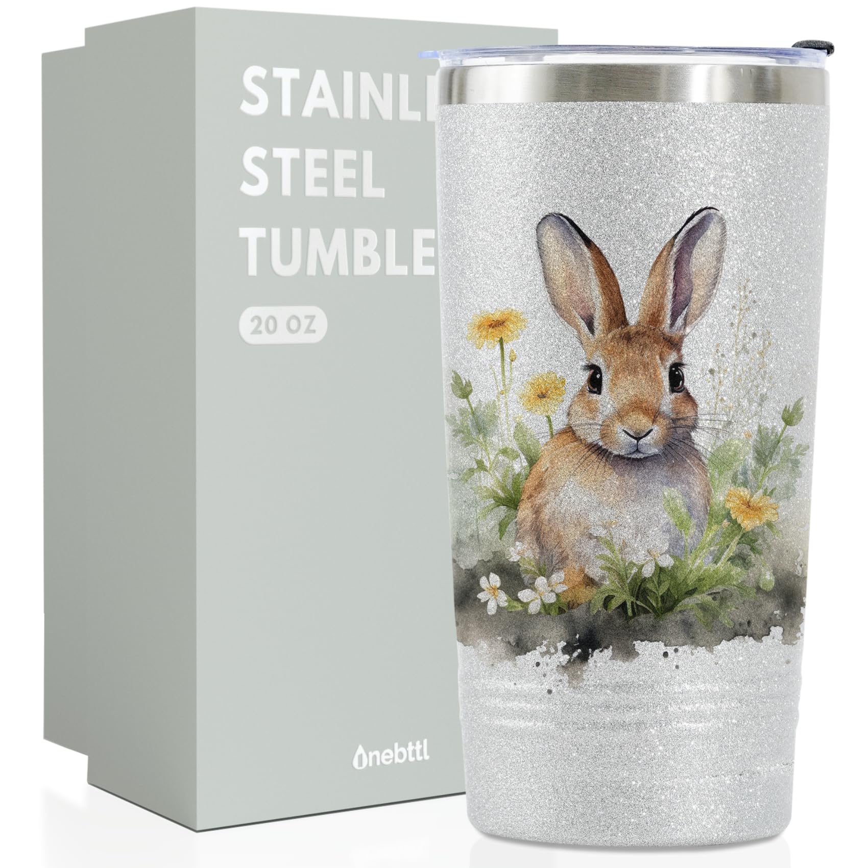 Amazon.com: Onebttl Bunny Gifts for Women & Girl, Unique 20oz Bunny ...