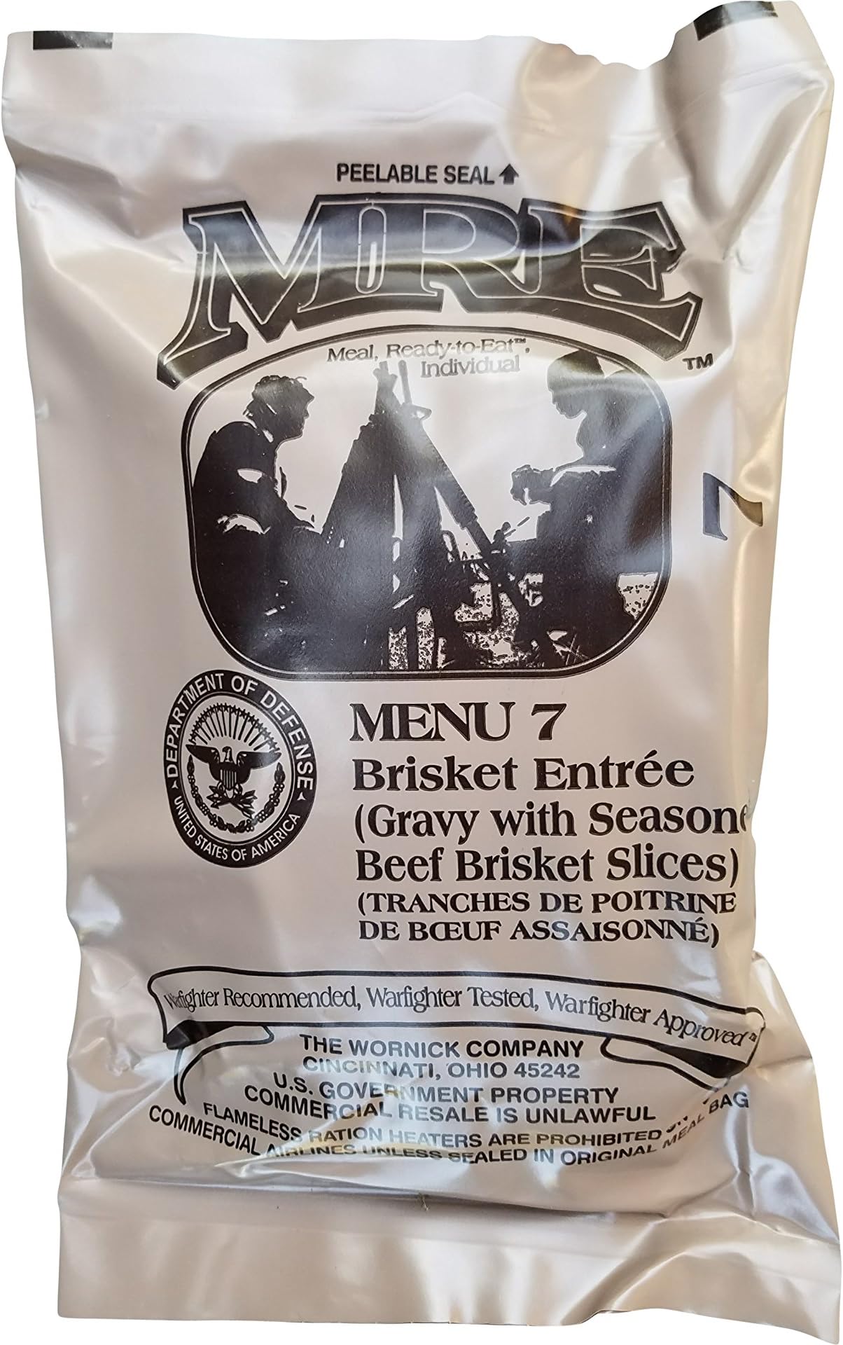 Amazon.com: Ultimate 2018 US Military MRE Complete Meal Inspection Date ...