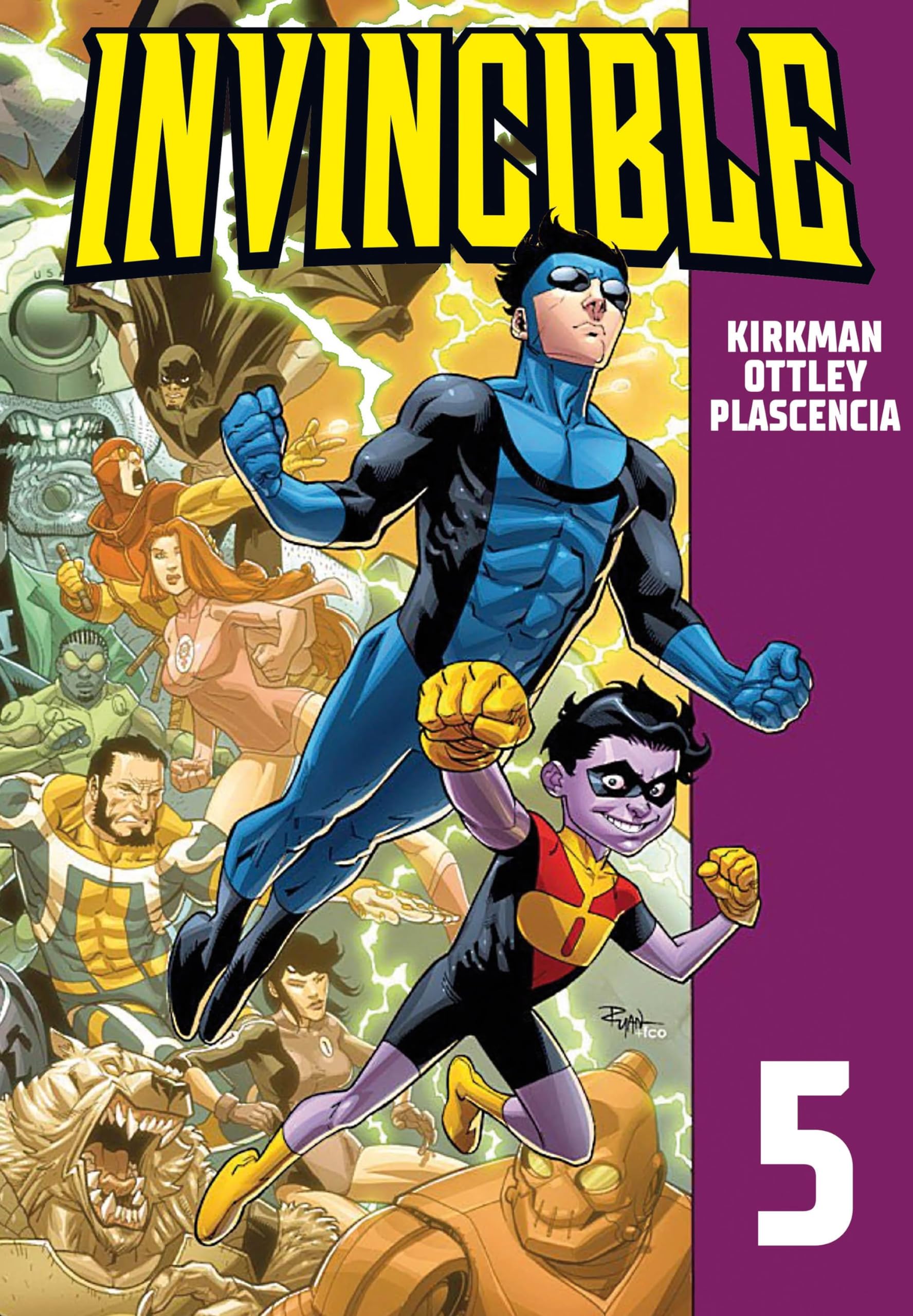 Invincible 5 : Kirkman, Robert, Plascencia, FCO, Ottley, Ryan: Amazon ...
