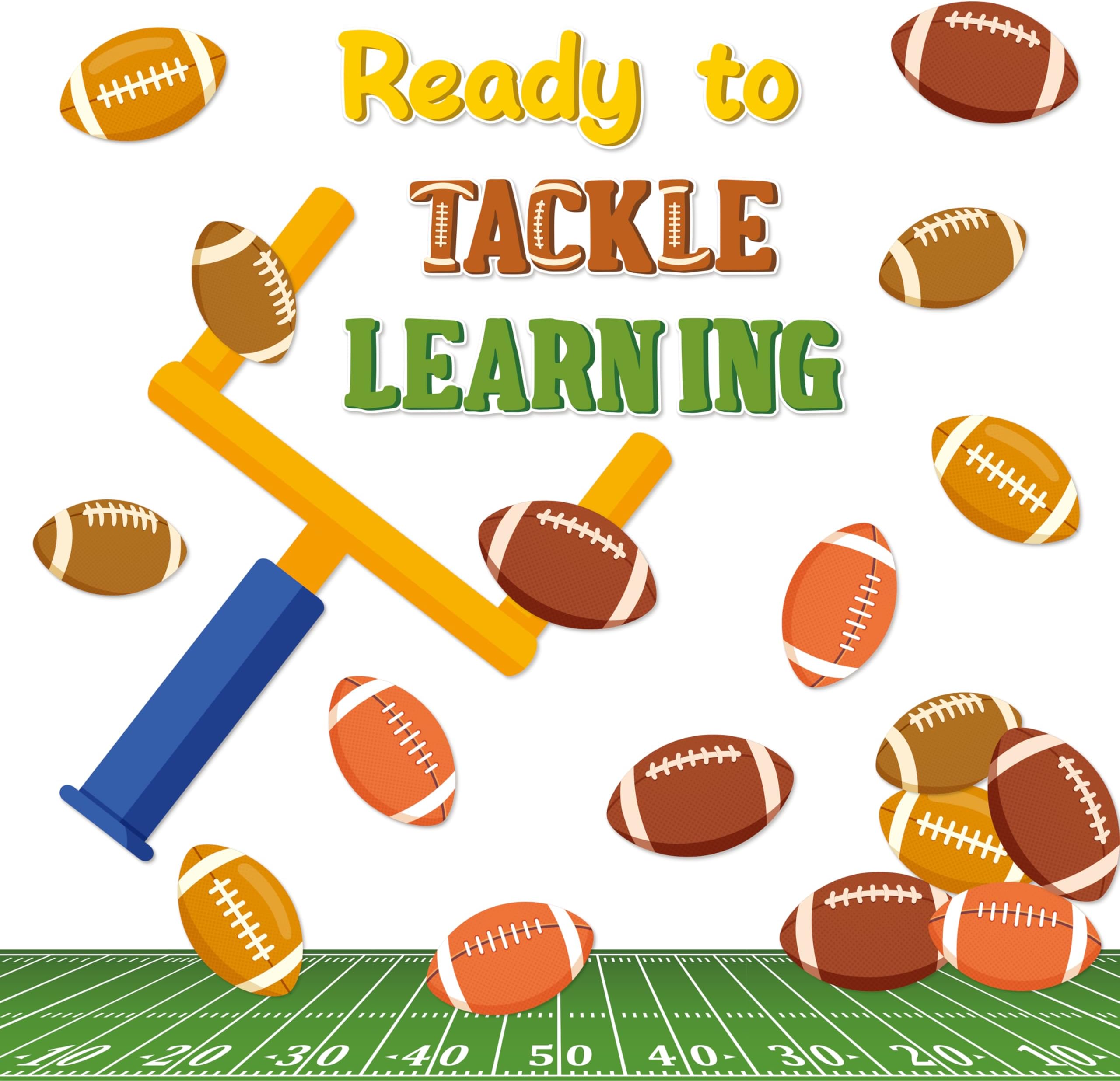 Amazon.com: Football Bulletin Board Decorations Set Sports Bulletin ...