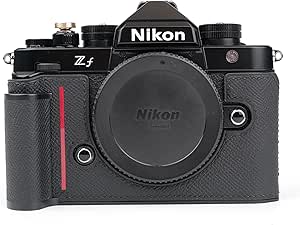Amazon.com : Handmade Genuine Leather Camera Half Case for Nikon ZF ...