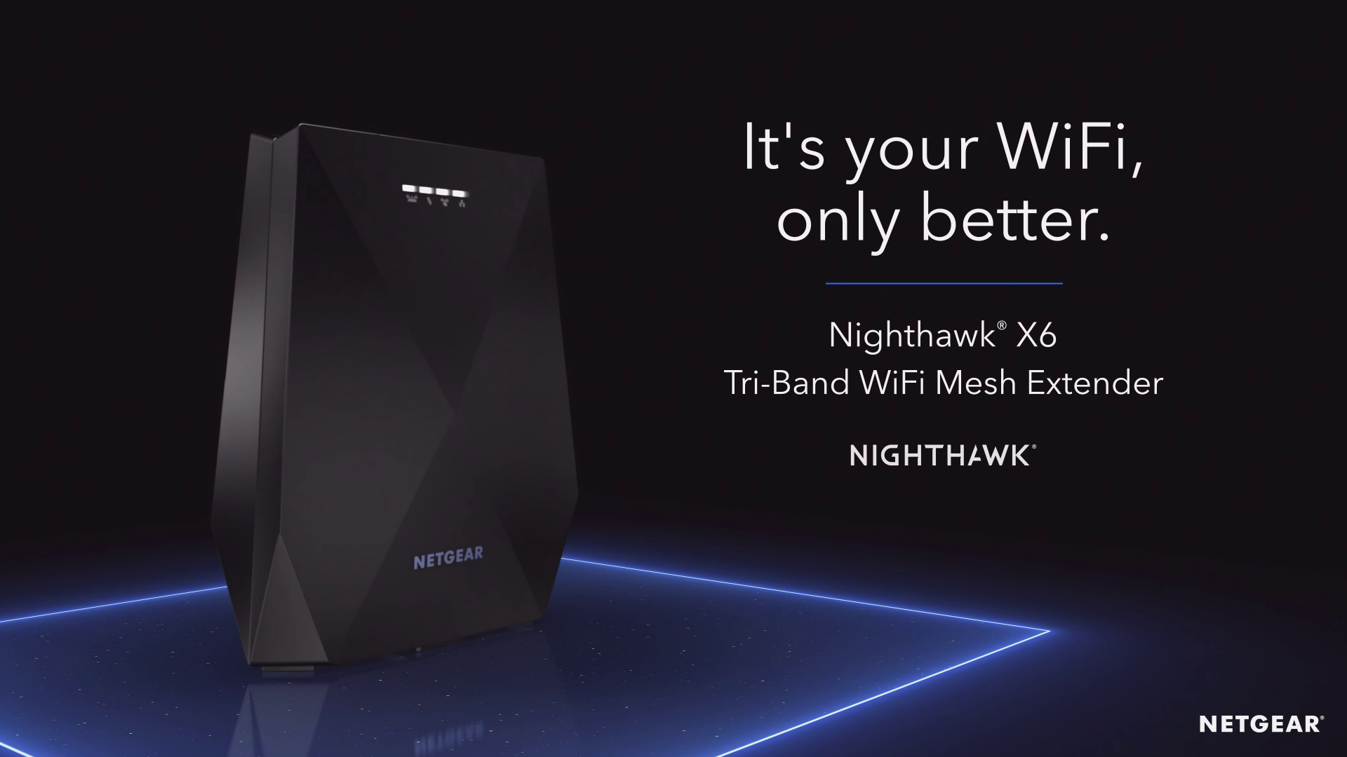 Watch Nighthawk X6 AC2200 Tri-Band Mesh WiFi Range Extender on Amazon Live