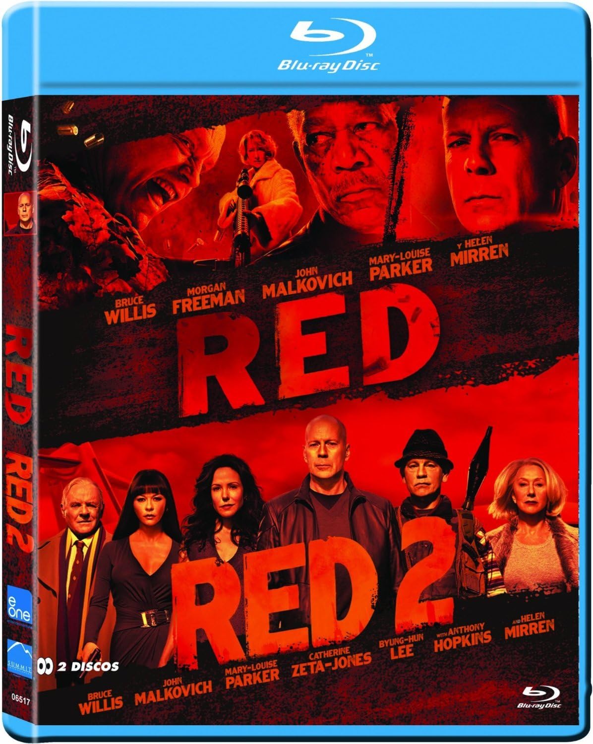 Pack: Red 1 + Red 2 (Blu-Ray) (Import) (2014) Bruce Willis; Helen ...