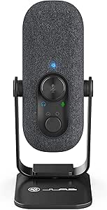 Amazon.com: JLab Go Talk USB Gaming Streaming Microphone, White, USB-C ...