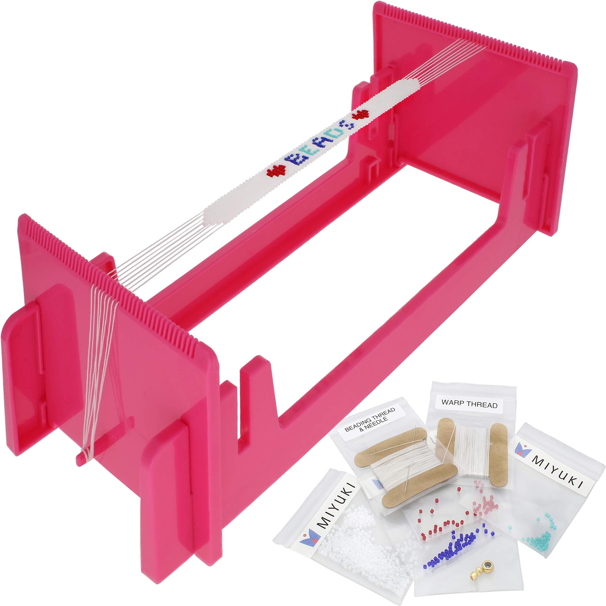 Amazon.com: 1 X Ricks Beading Loom Kit - The Only Loom with Two Warp ...