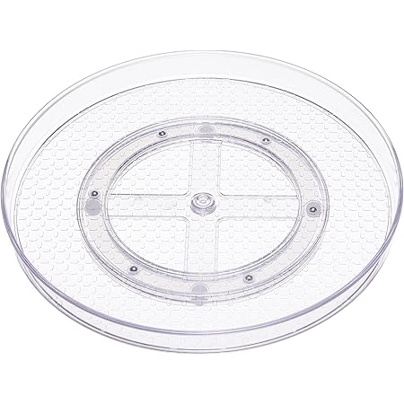 Amazon.com - mDesign Kitchen Cabinet Plastic Lazy Susan Storage ...