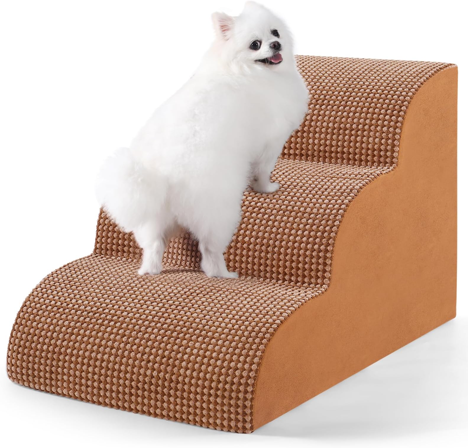 Amazon.com : EASYSOAR Dog Stairs for Small Dogs, 3-Tier Dog Steps for ...