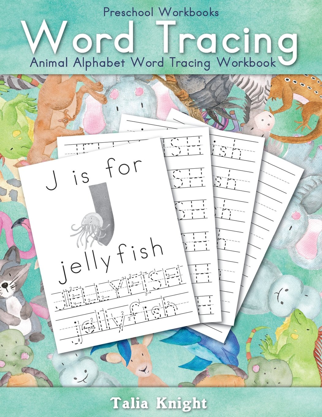 Buy Preschool Workbooks Word Tracing: Animal Alphabet Word Tracing ...
