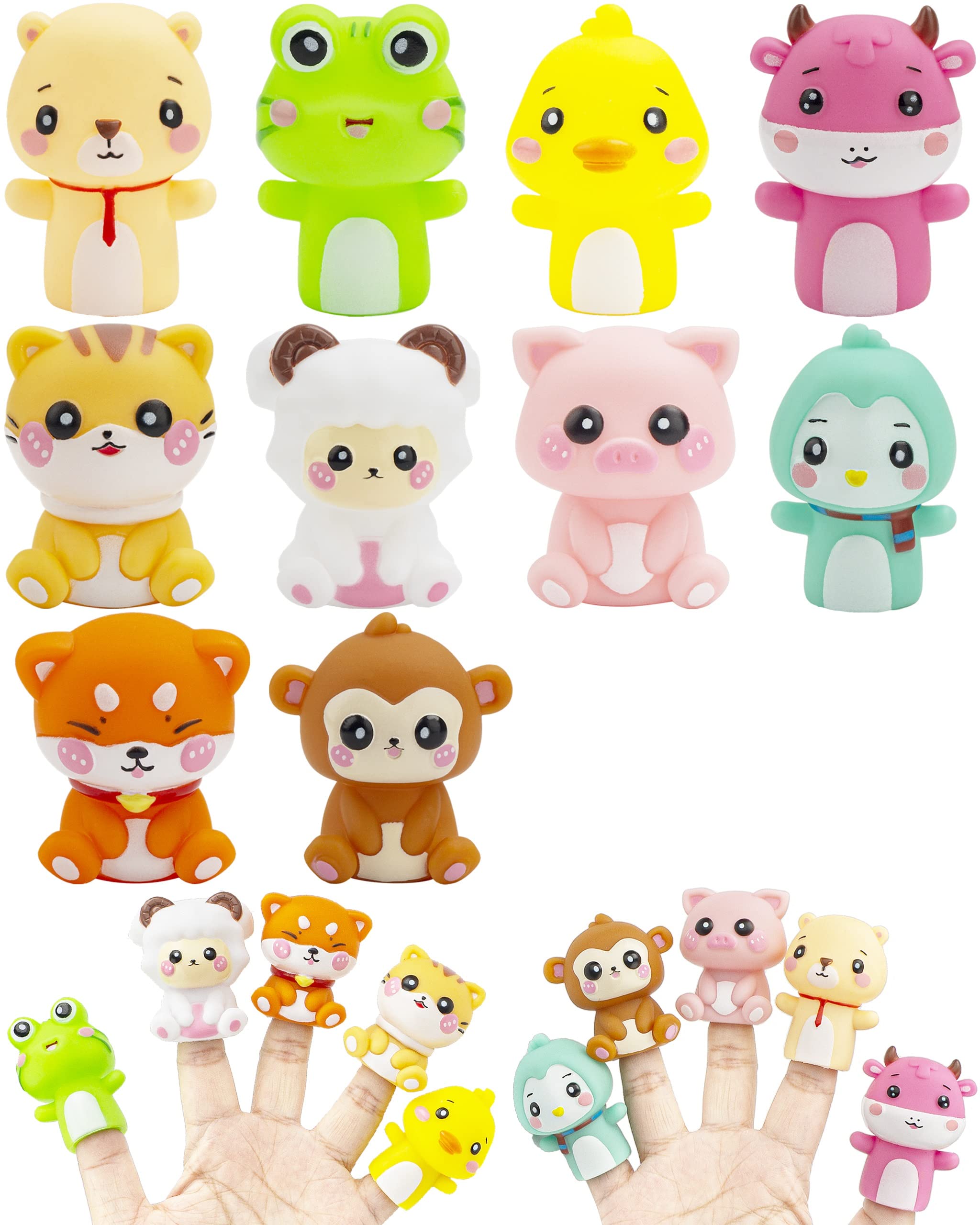 Snapklik.com : Animal Finger Puppet Set, Animals Puppet Show Theater ...
