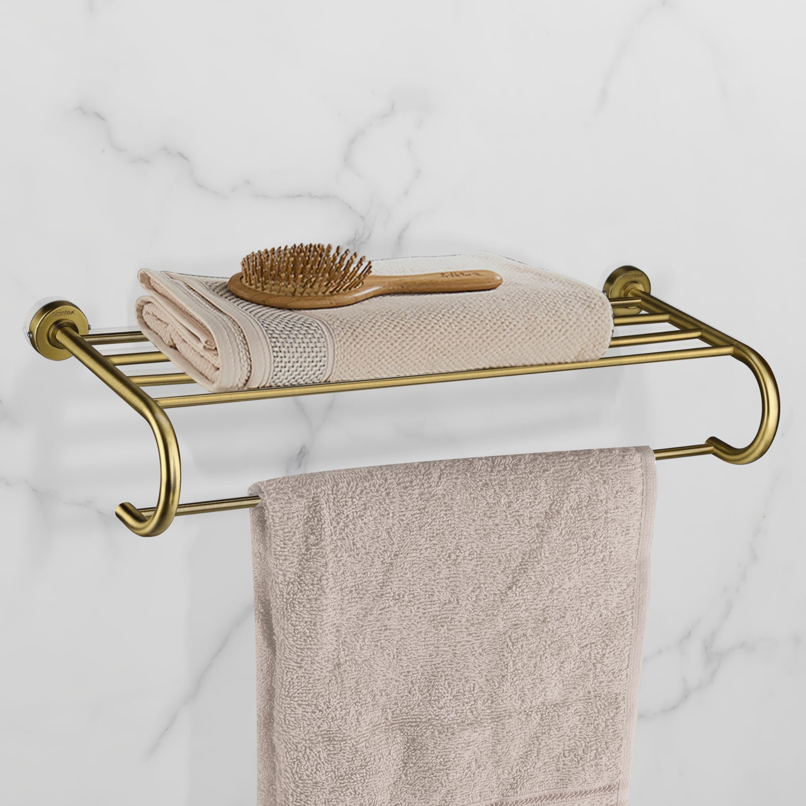 Plantex 304 Grade Stainless Steel 24 inch Towel Rod for Bathroom/Towel ...