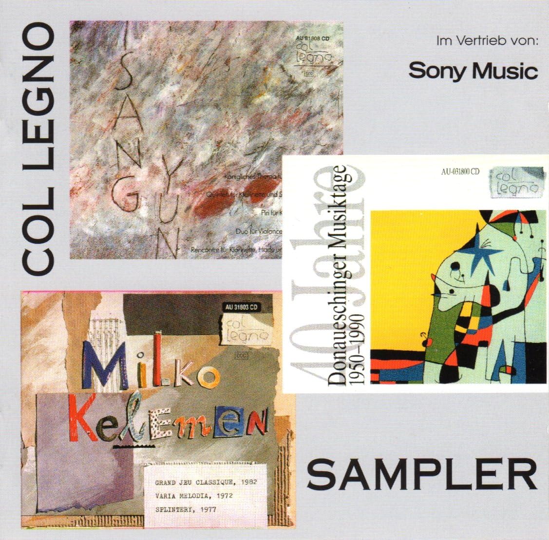 Col Legno Sampler: John Adams, Alexander Mossolov, Elliot Carter ...