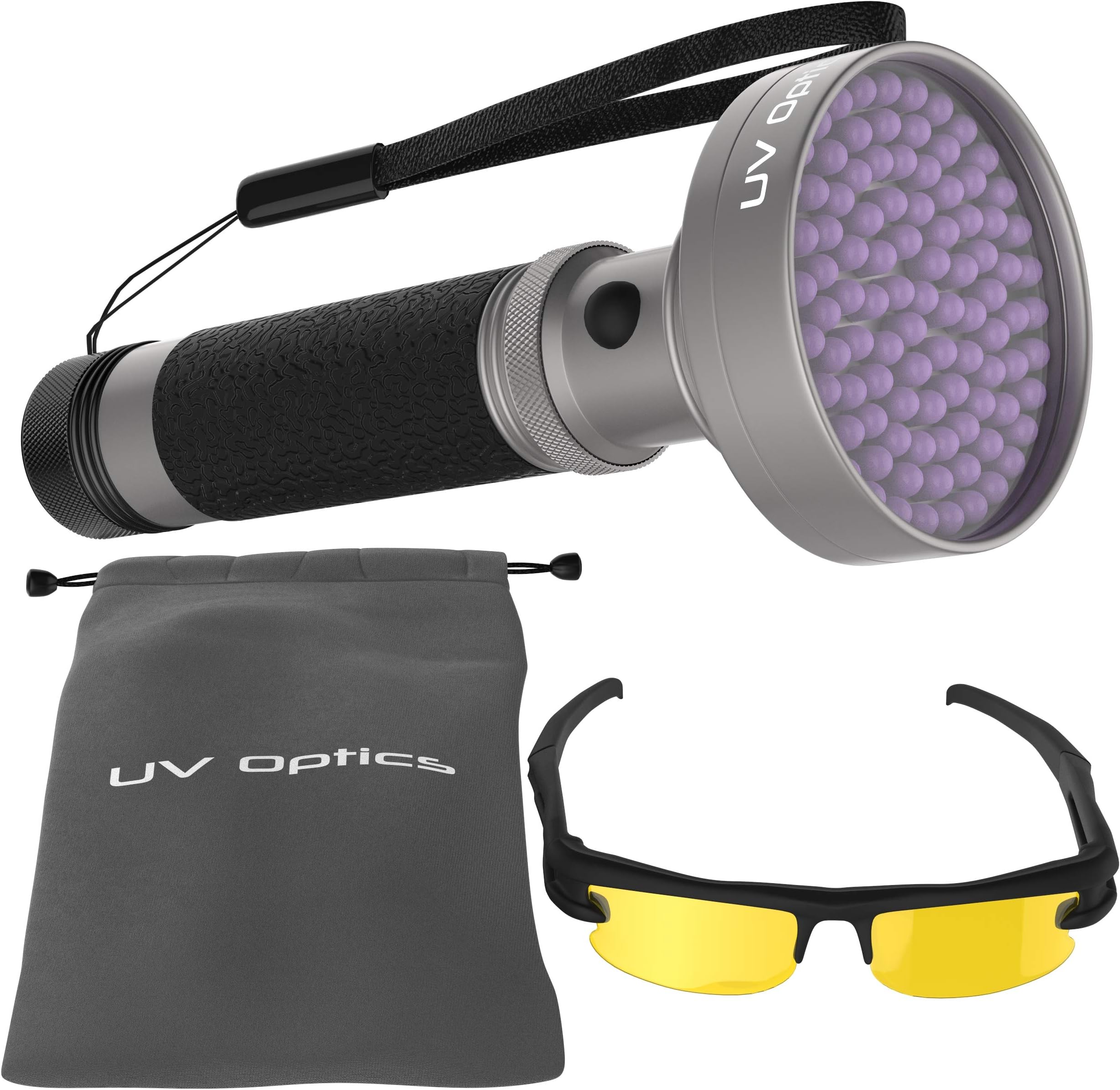 Amazon.com: UV Optics Powerful LED Ultraviolet Black Light Flashlight ...