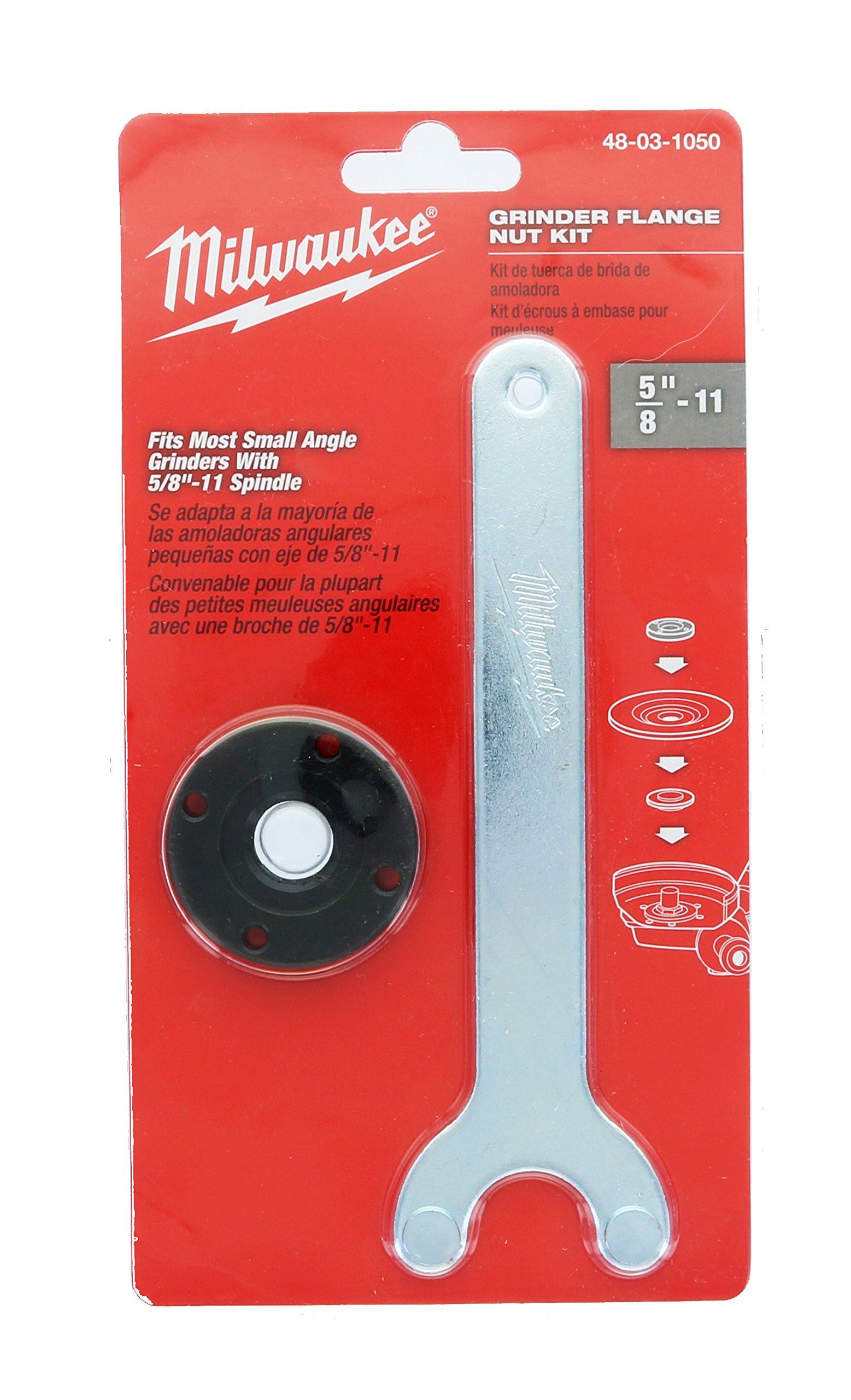 Buy Milwaukee Genuine OEM 48 03 1050 Spanner Wrench And Spindle Flange