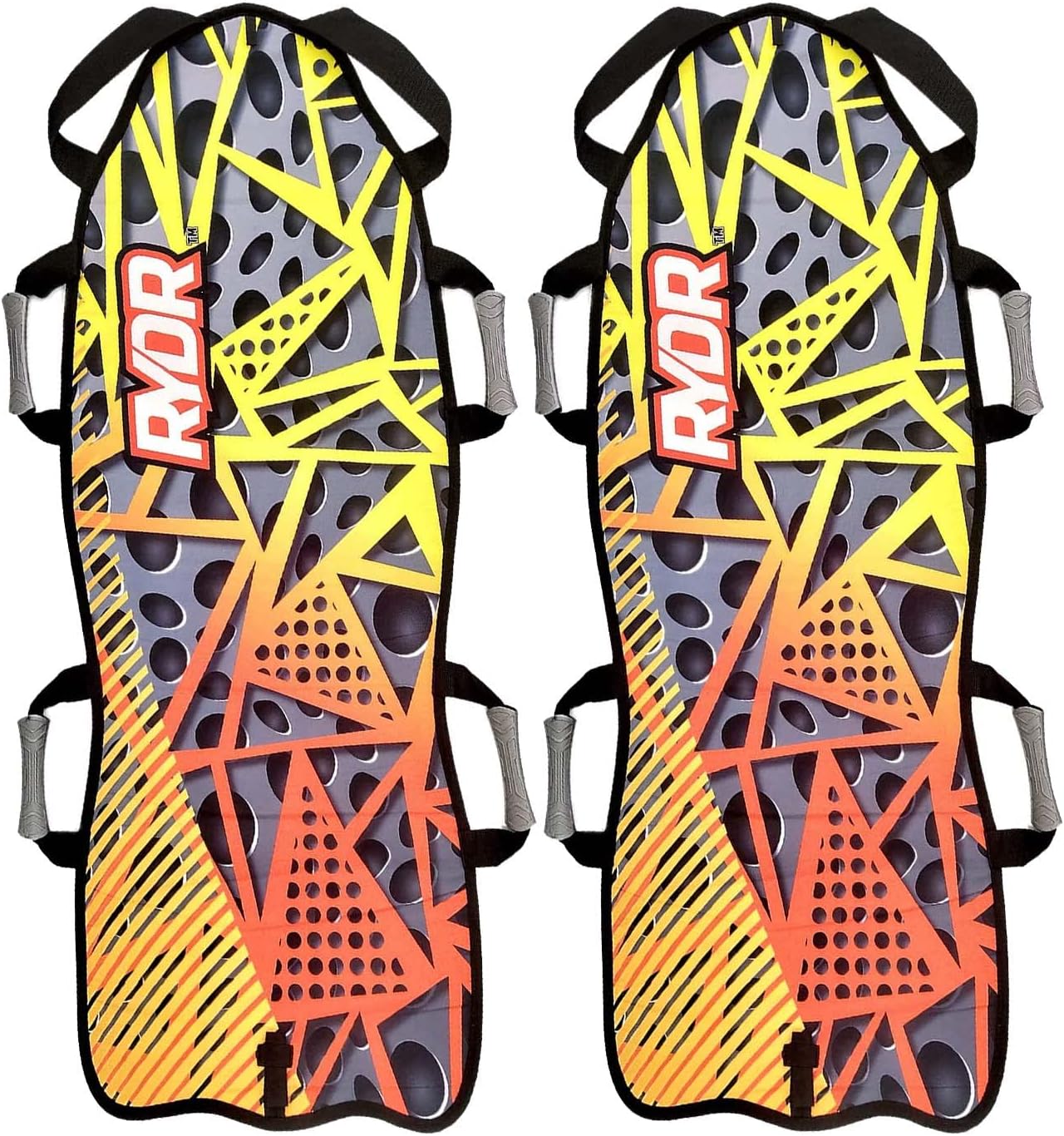 Amazon.com : RYDR 45 Inch Snow Mat - Roll Up Snow sled - 2 Rider - Dual ...