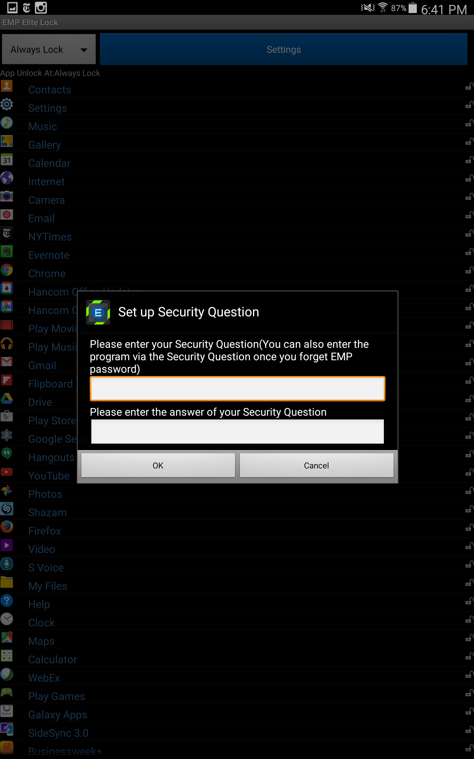 EMP App Lock - App on the Amazon Appstore