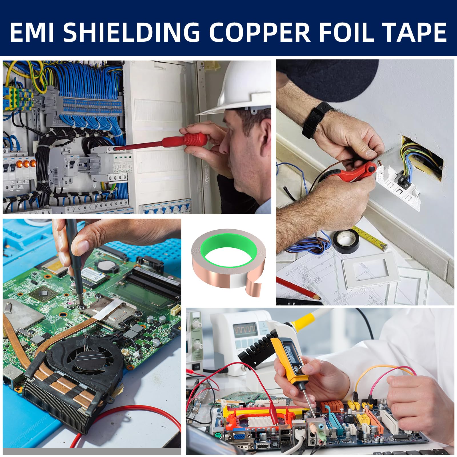 Snapklik.com : IRONDIY Conductive Copper Tape,Foil Adhesive Tape,High ...