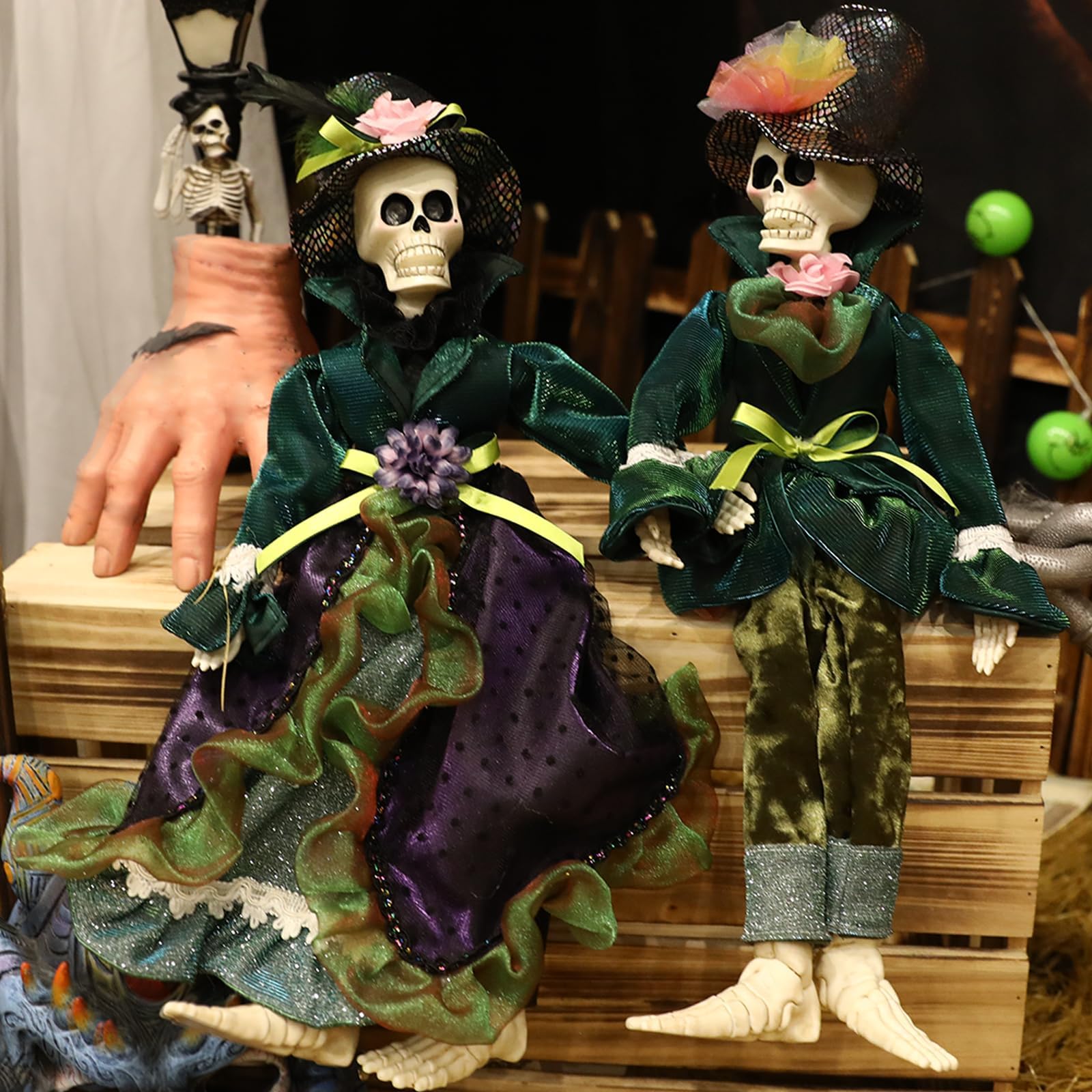 Amazon.com: Day of The Dead Mini Lucha Dore Wrestler Skeleton Figurine ...