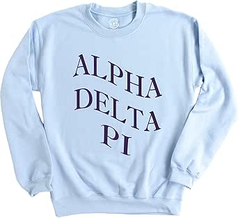 Alpha Delta Pi Sweatshirt - ADPI Bold and Trendy Sorority Crewneck ...