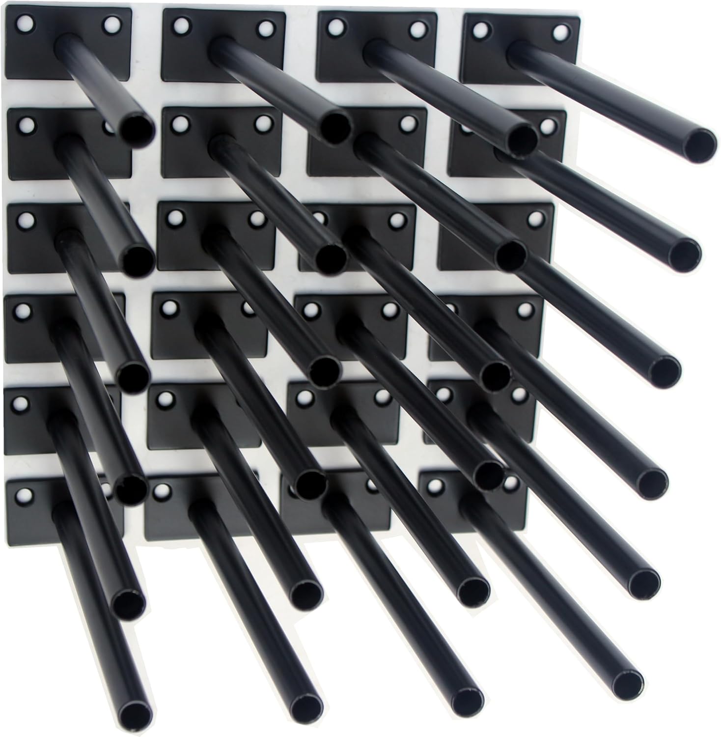 Amazon.com: 24 Pcs 8" Black Steel Floating Shelf Bracket Blind Shelf ...