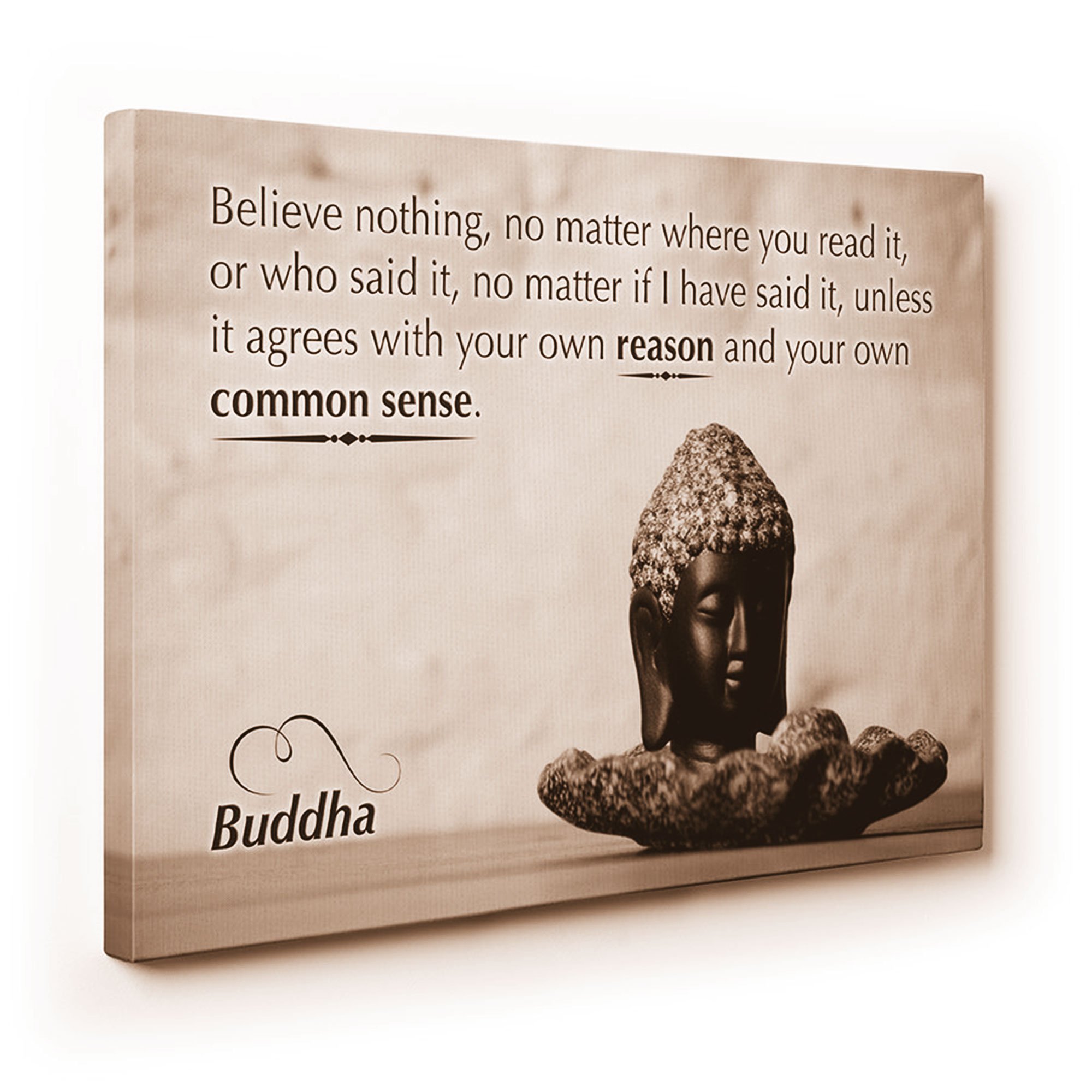 Buddha Quotes Believe Nothing