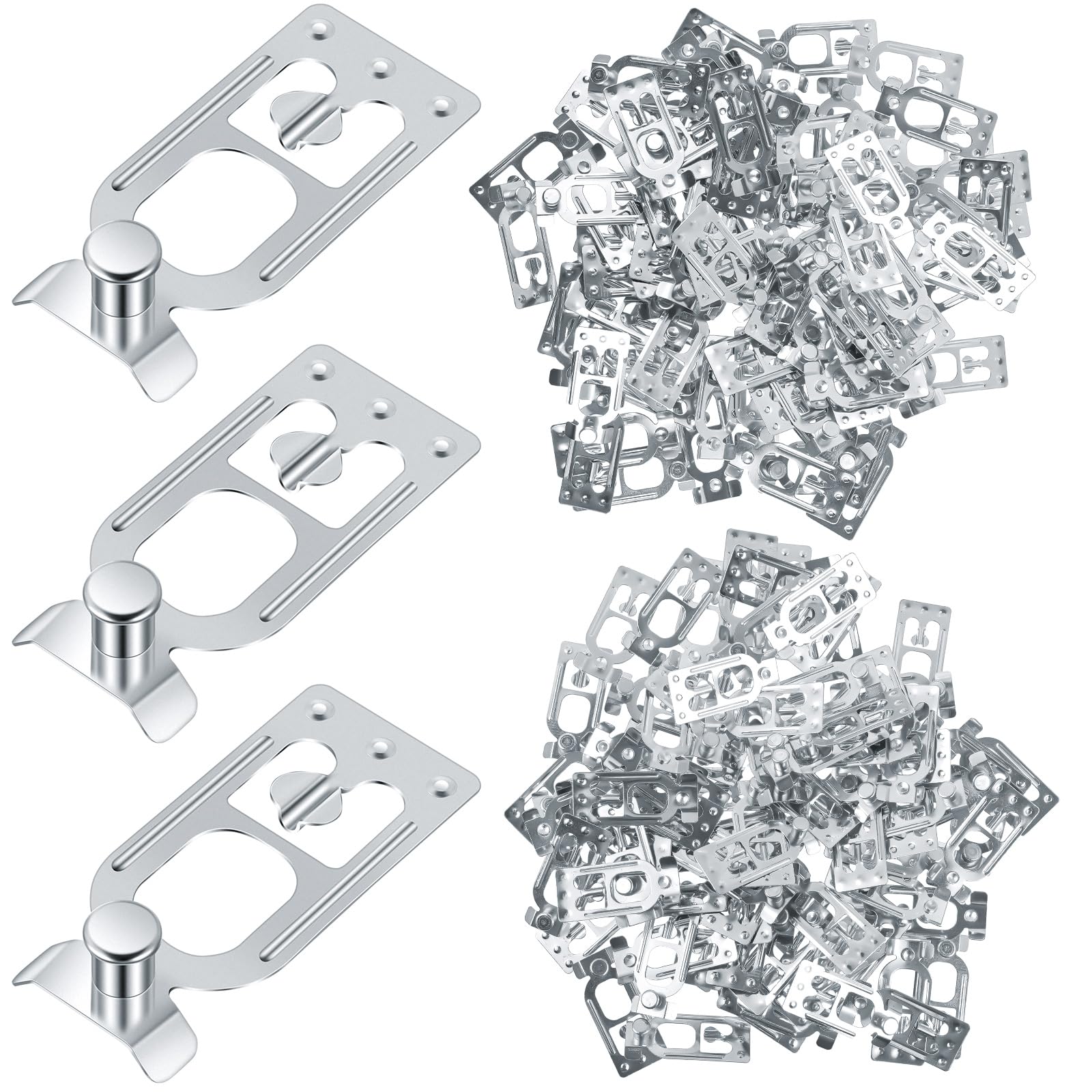 Amazon.com: Zonon 100 Pcs Teardrop Pallet Rack Safety Clip Warehouse ...