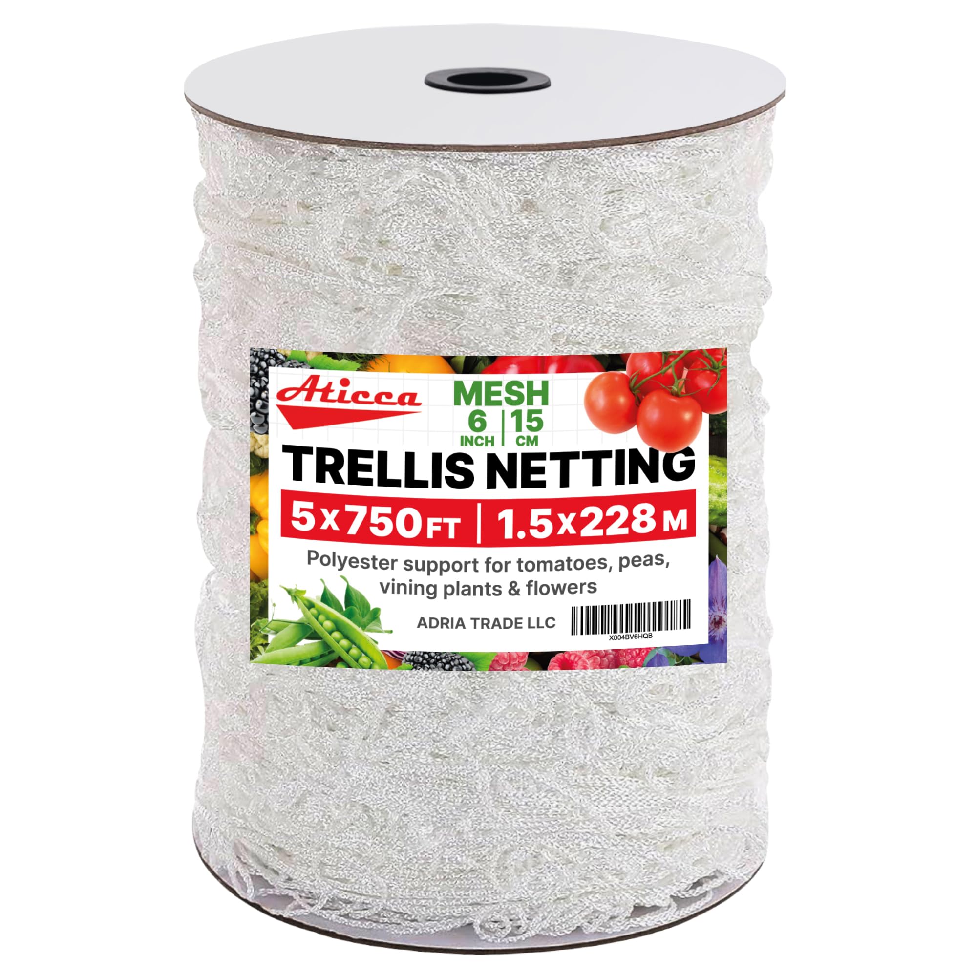 Amazon.com : Trellis Netting 5 x 750 ft Heavy Duty Polyester Plant ...