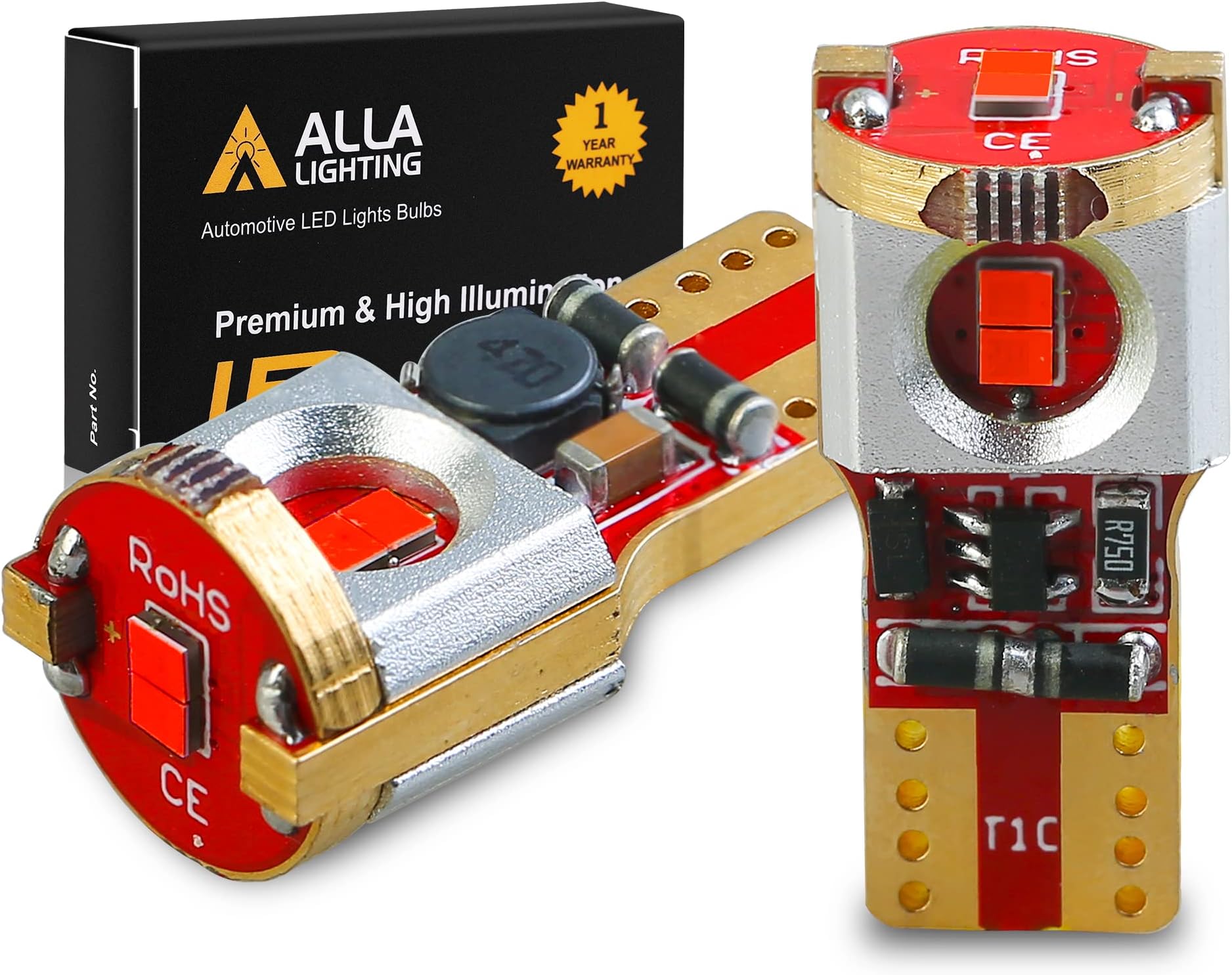 Amazon.com: Tallew 24 Pieces Dome Light LED Car Bulb Kit Set T10 31 mm ...