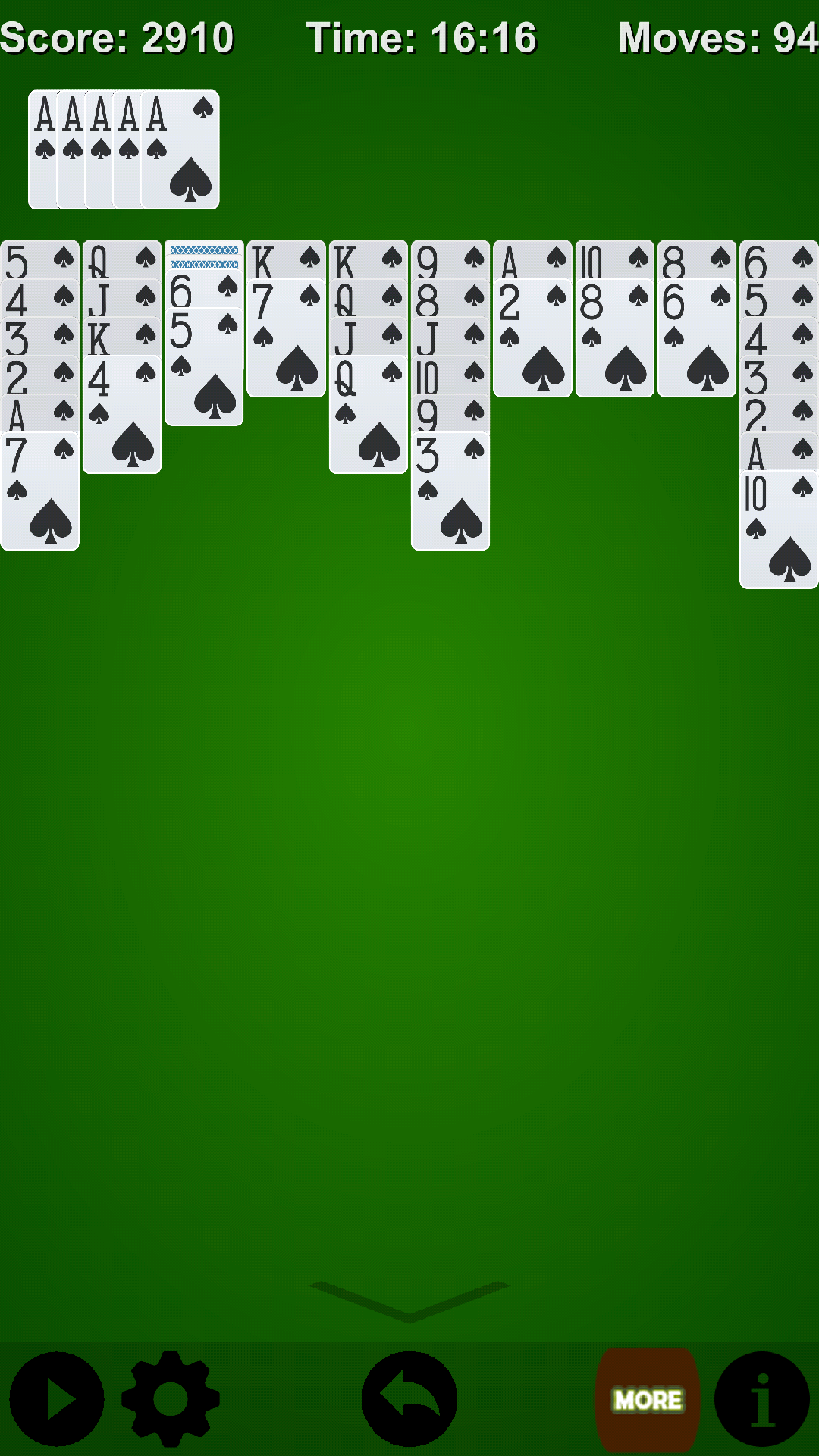 Spider Solitaire Mania - App on Amazon Appstore