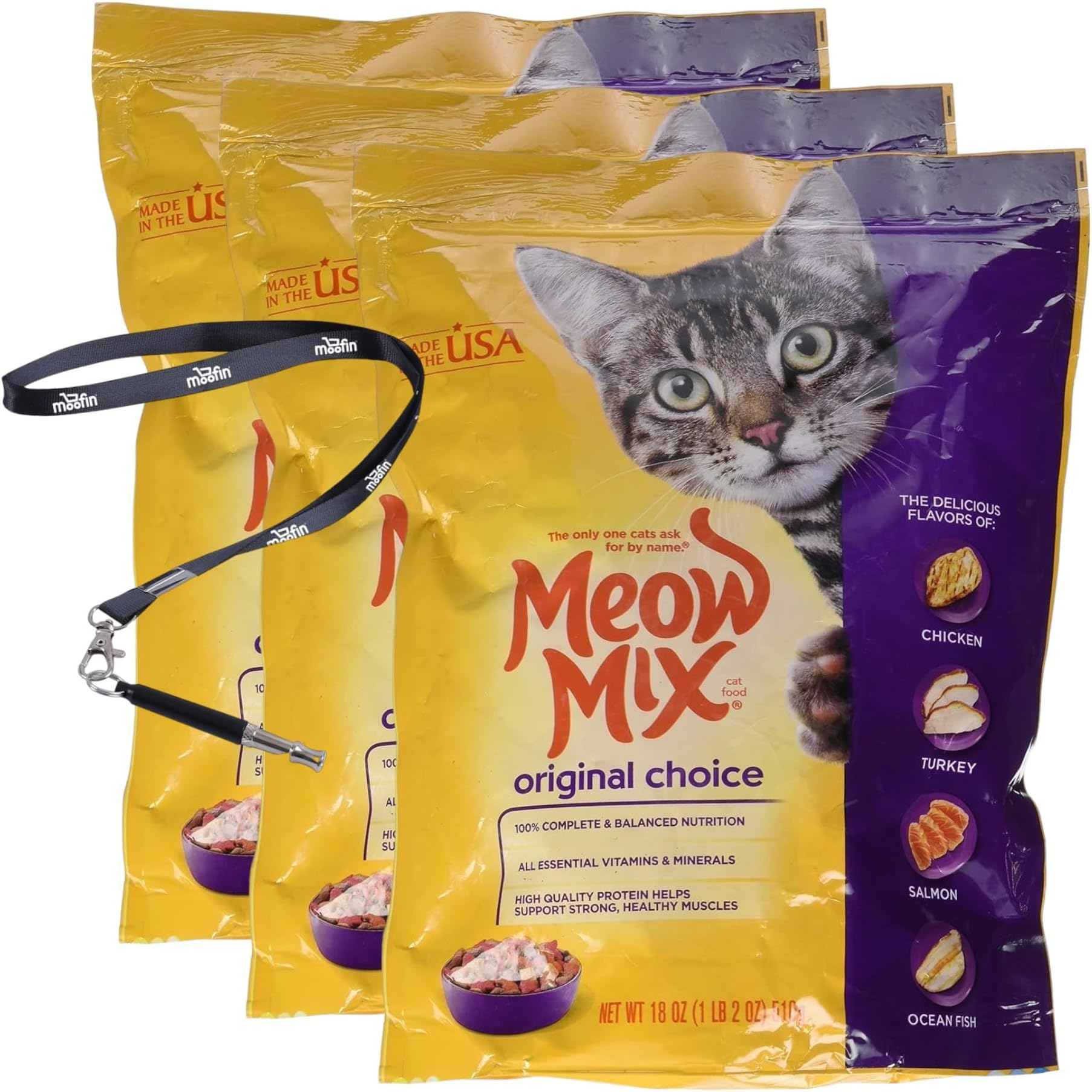 Amazon.com : Meow Mix Seafood Medley Dry Cat Food, 3.15-Pounds (Pack Of ...