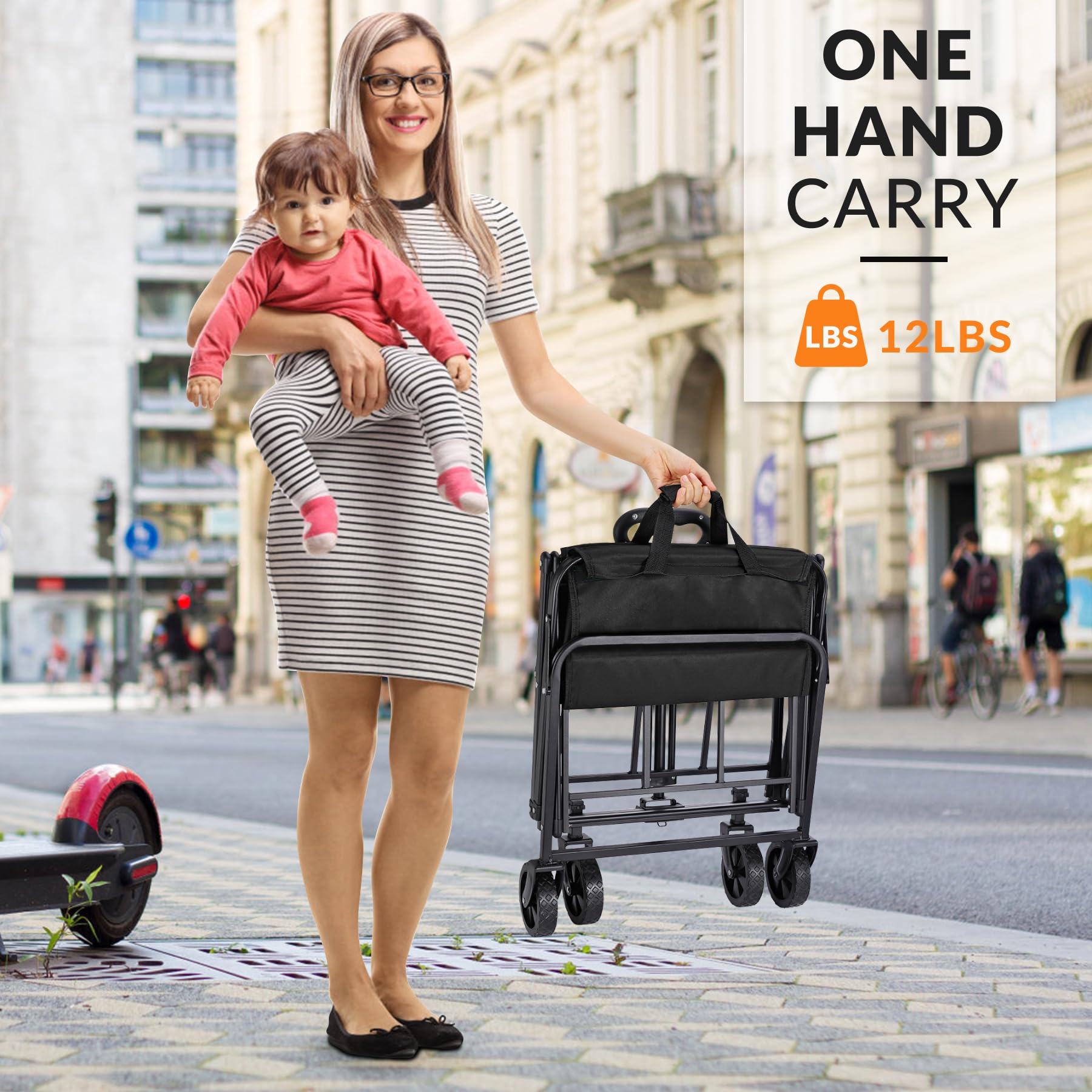 Amazon.co.jp: 折りたたみ式折りたたみ式ワゴンカート、ユーティリティ