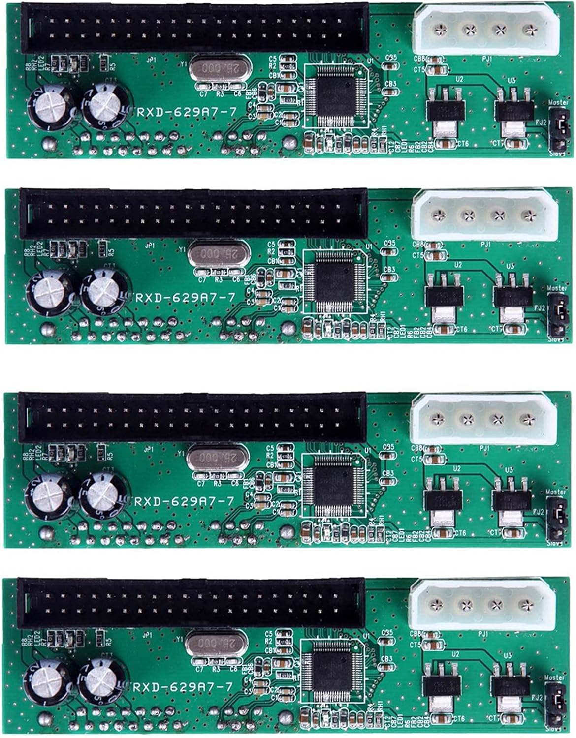 Amazon.com: Fangyid 4 Pack PATA IDE to SATA Hard Drive Converter ...