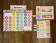 Amazon.com : Colorful Classroom Calendar Bulletin Board Set Rainbow ...