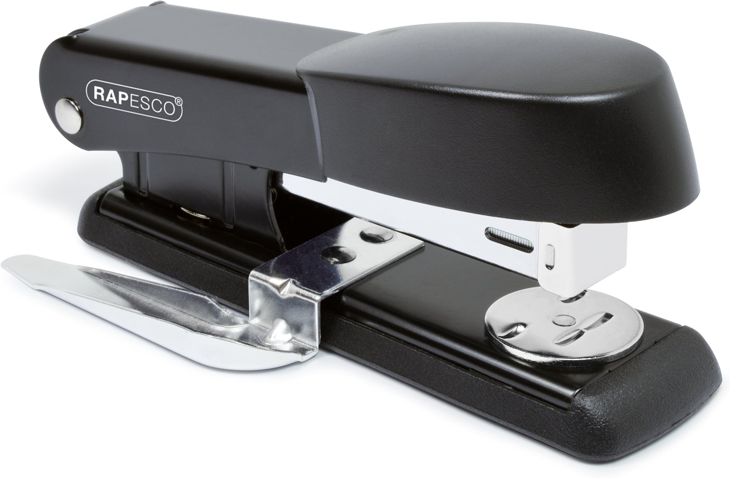 Rapesco 1465 Metal Stapler with Built-in Staple Remover, Black : Amazon ...