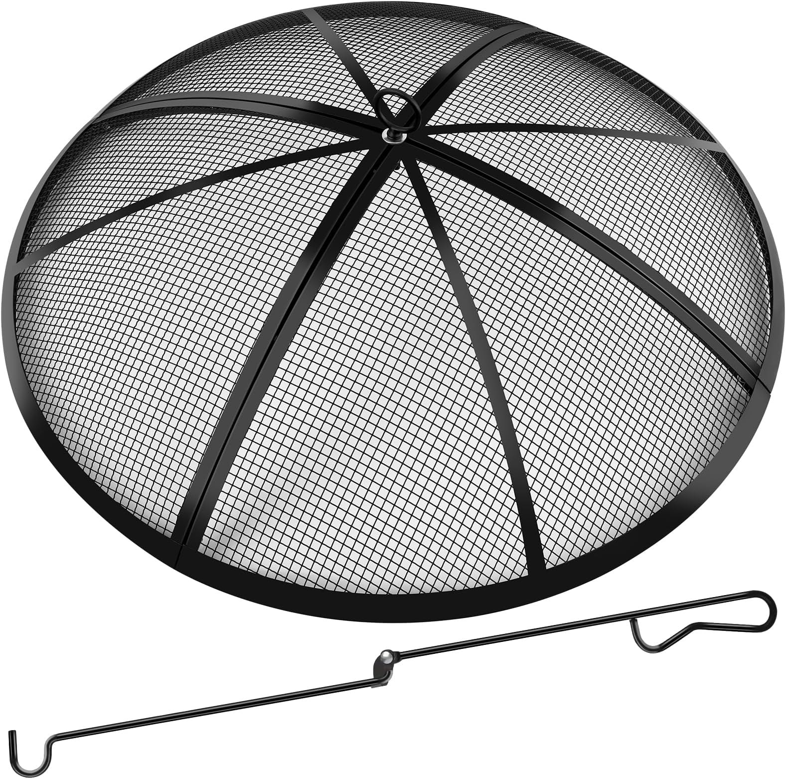 Amazon.com : Blue Sky Outdoor Living Round Flat Peak Spark Screen and ...