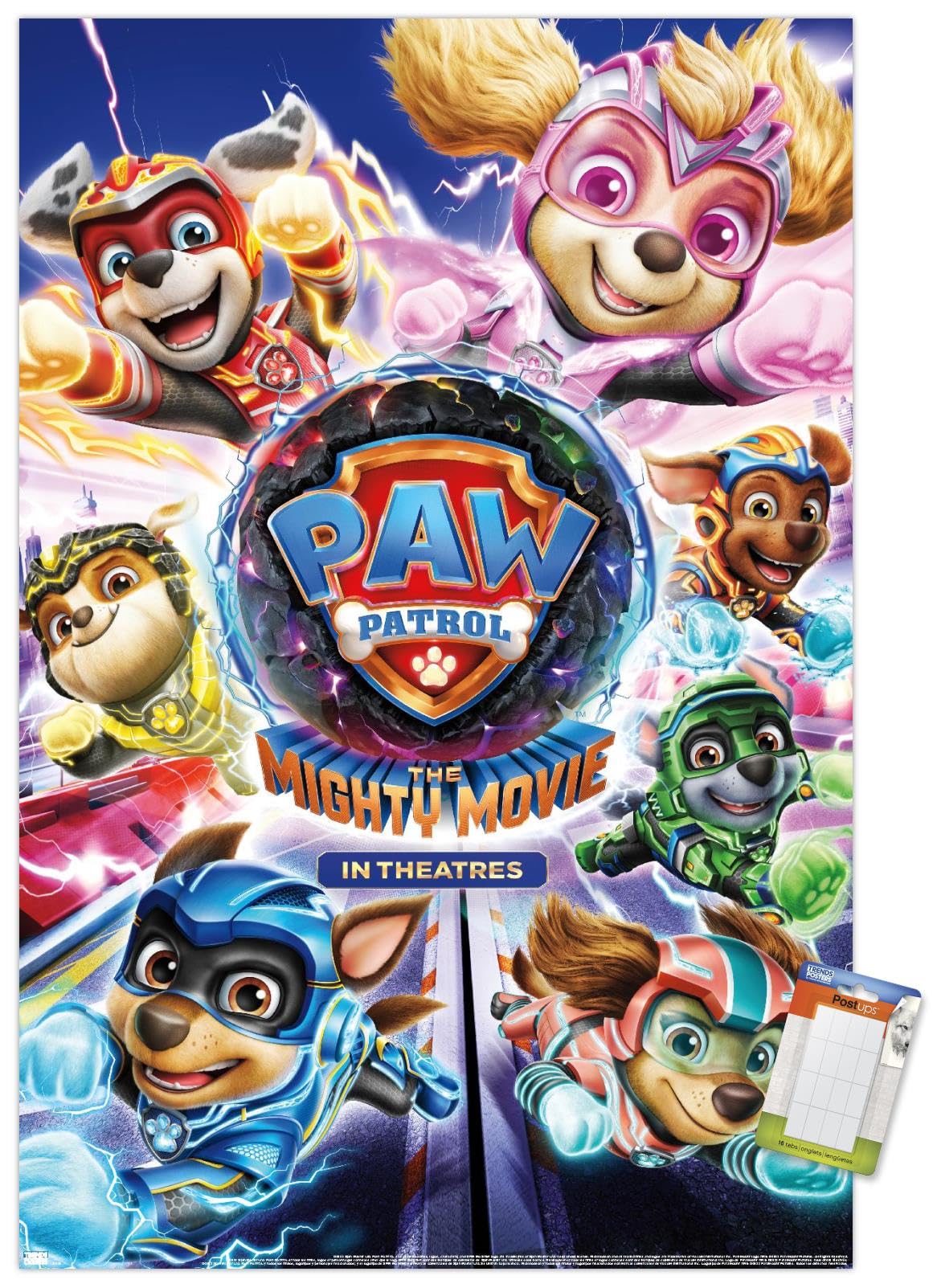 Amazon.com: Trends International Nickelodeon Paw Patrol: The Mighty ...
