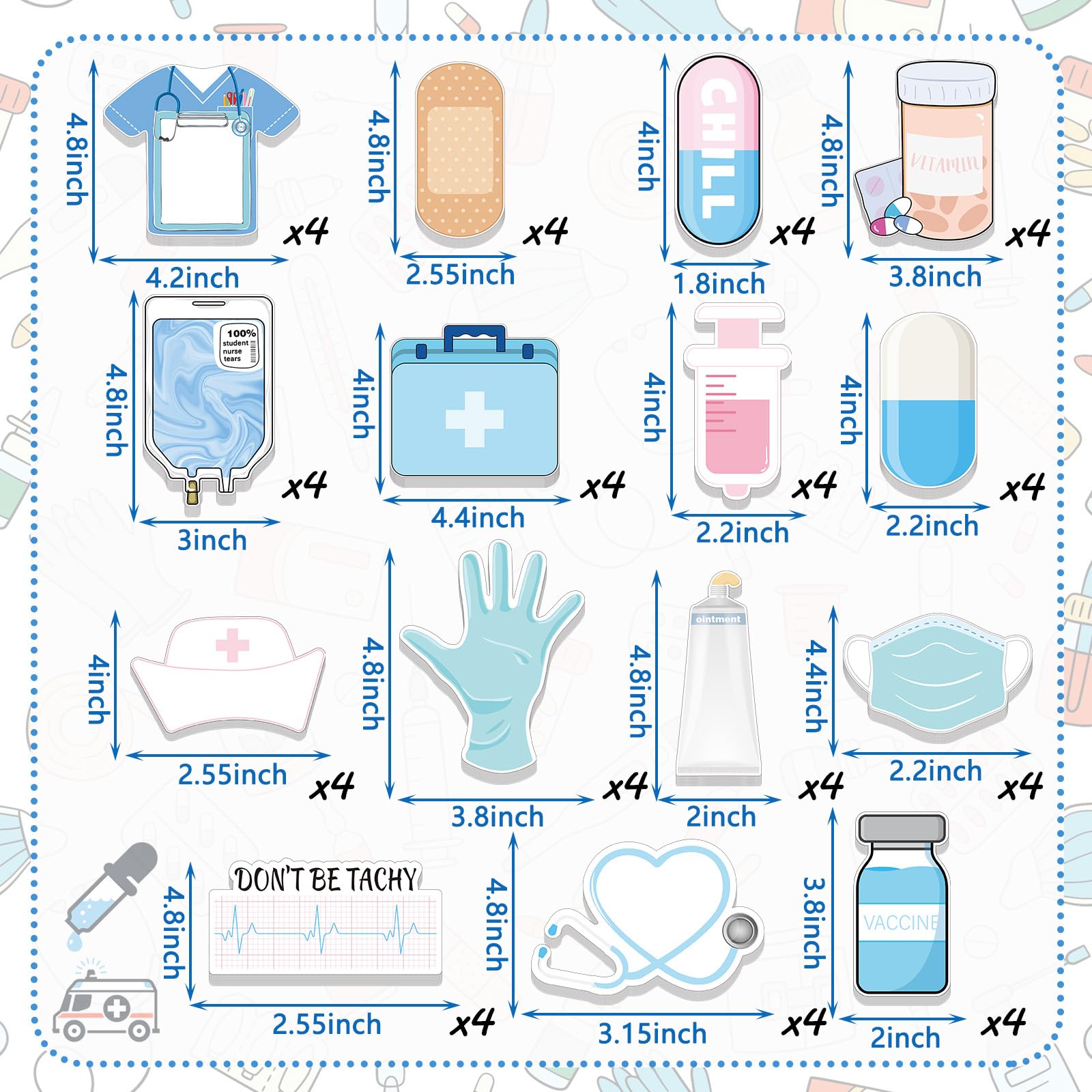 Snapklik.com : Mini Funny Nurse Sticky Notes CNA Gifts Nursing ...