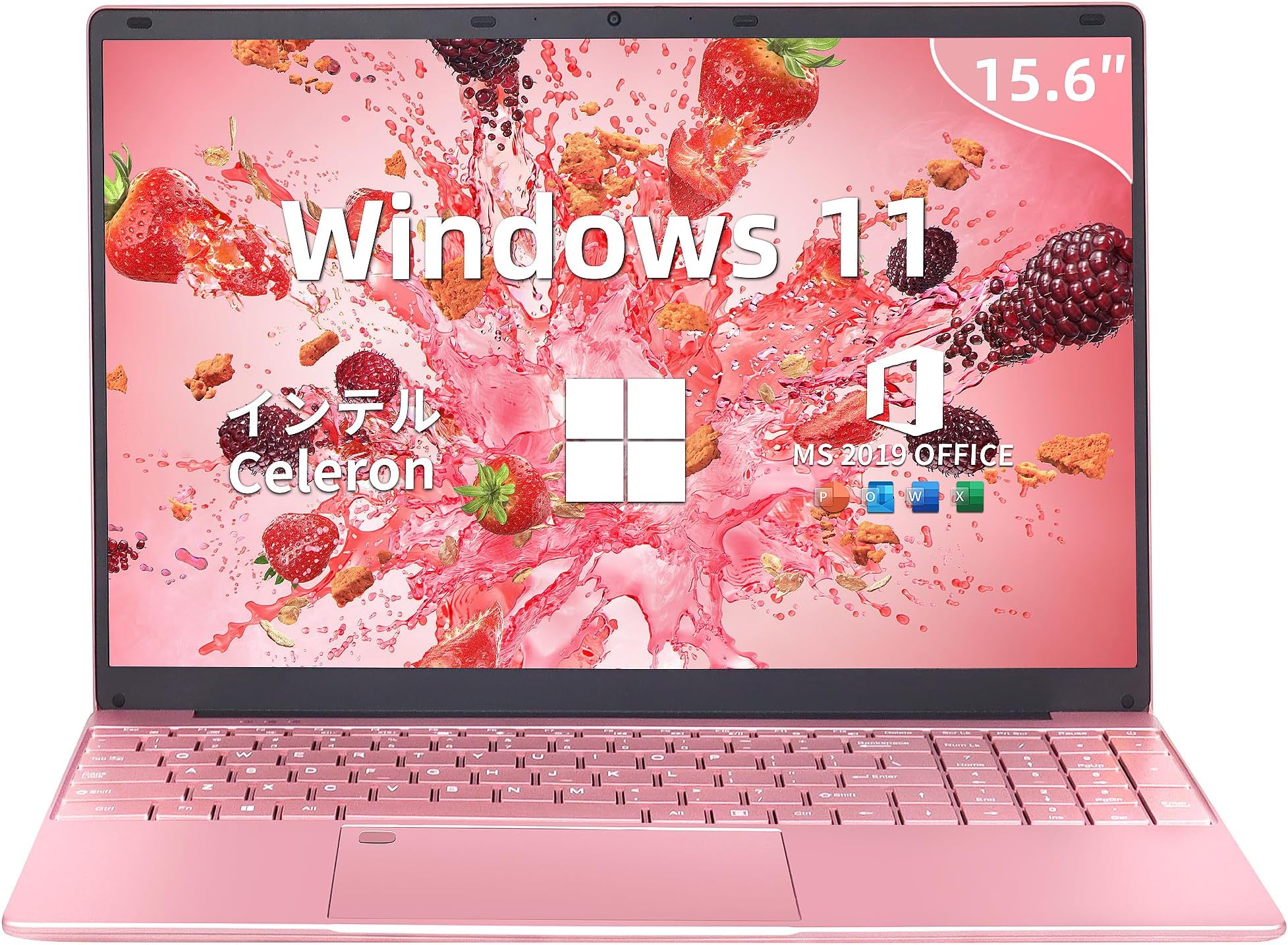 Amazon.co.jp: Pasoul ノートパソコン JIS日本語配列キーボード NC15J 無線マウス付き 第13世代クアッドコアCPU搭載 AlderLake N95 15.6インチ ...