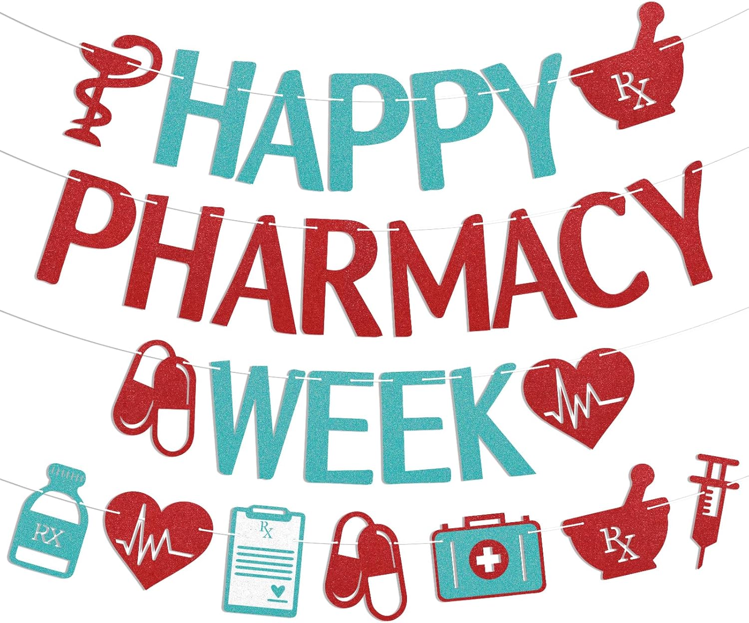 Amazon.com: Happy Pharmacy Week Banner - Pharmacy Appreciation Decorations, Thank You Pharmacist ...