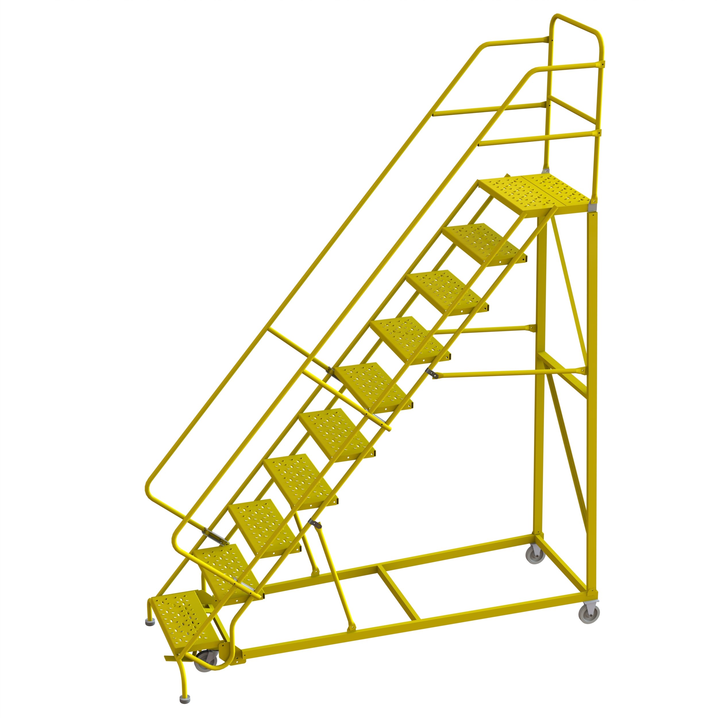Buy Tri-Arc KDEC110246-Y 10-Step Forward Descent Safety Angle Steel ...