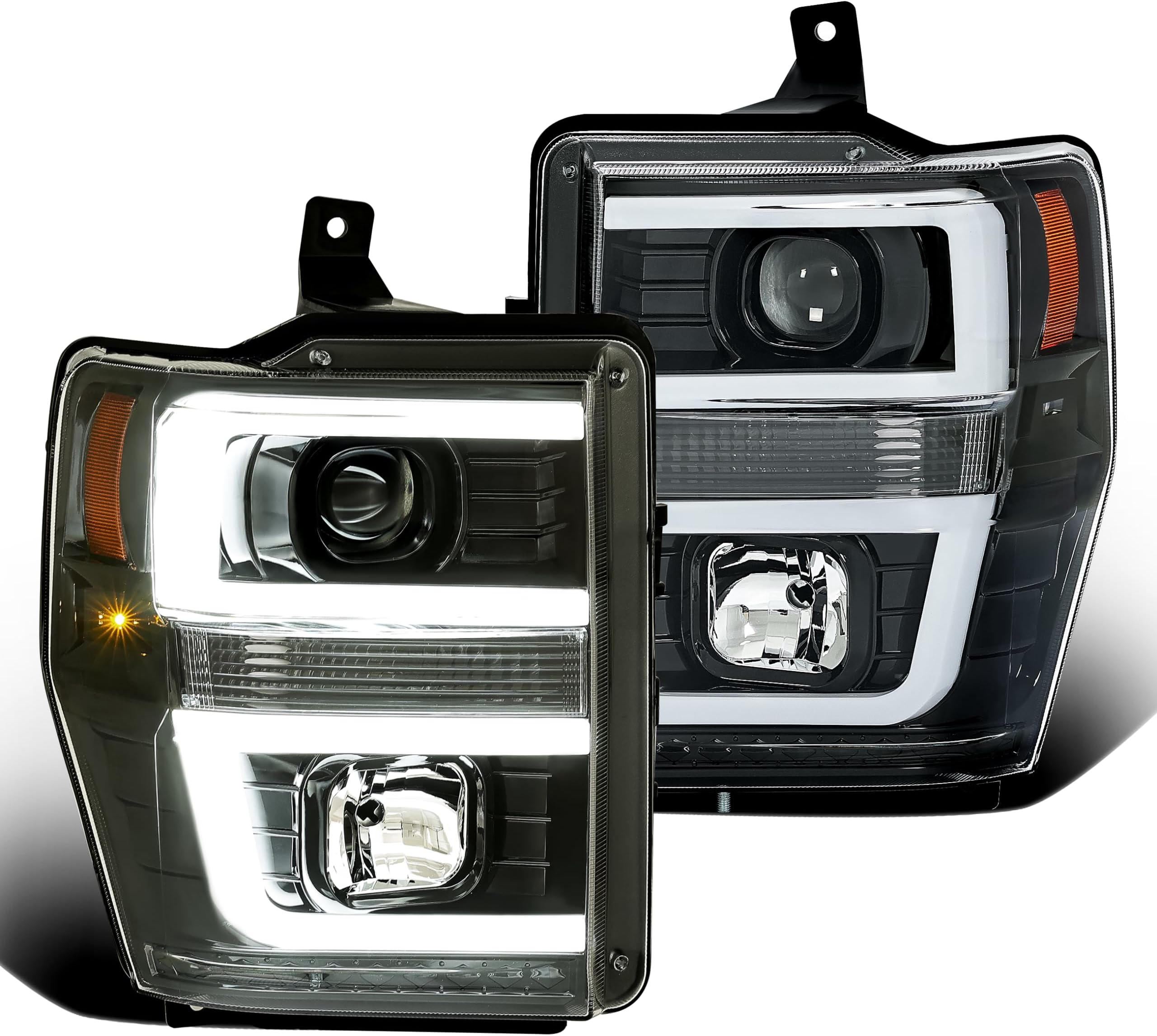 Amazon.com: KUAFU LED Projector Headlights Compatible with 2008-2010 ...