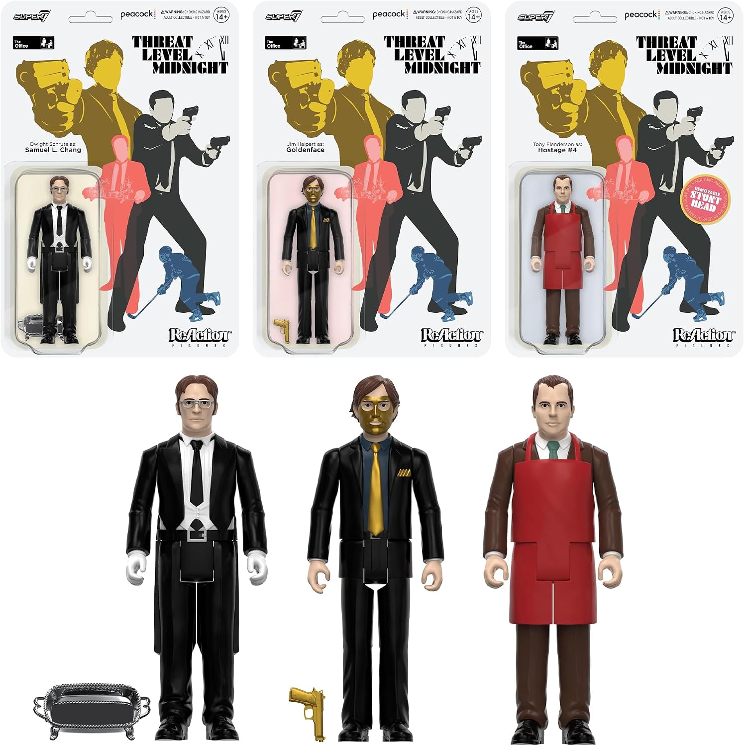 Amazon.com: Super7 The Office Threat Level Midnight Michael Scott ...