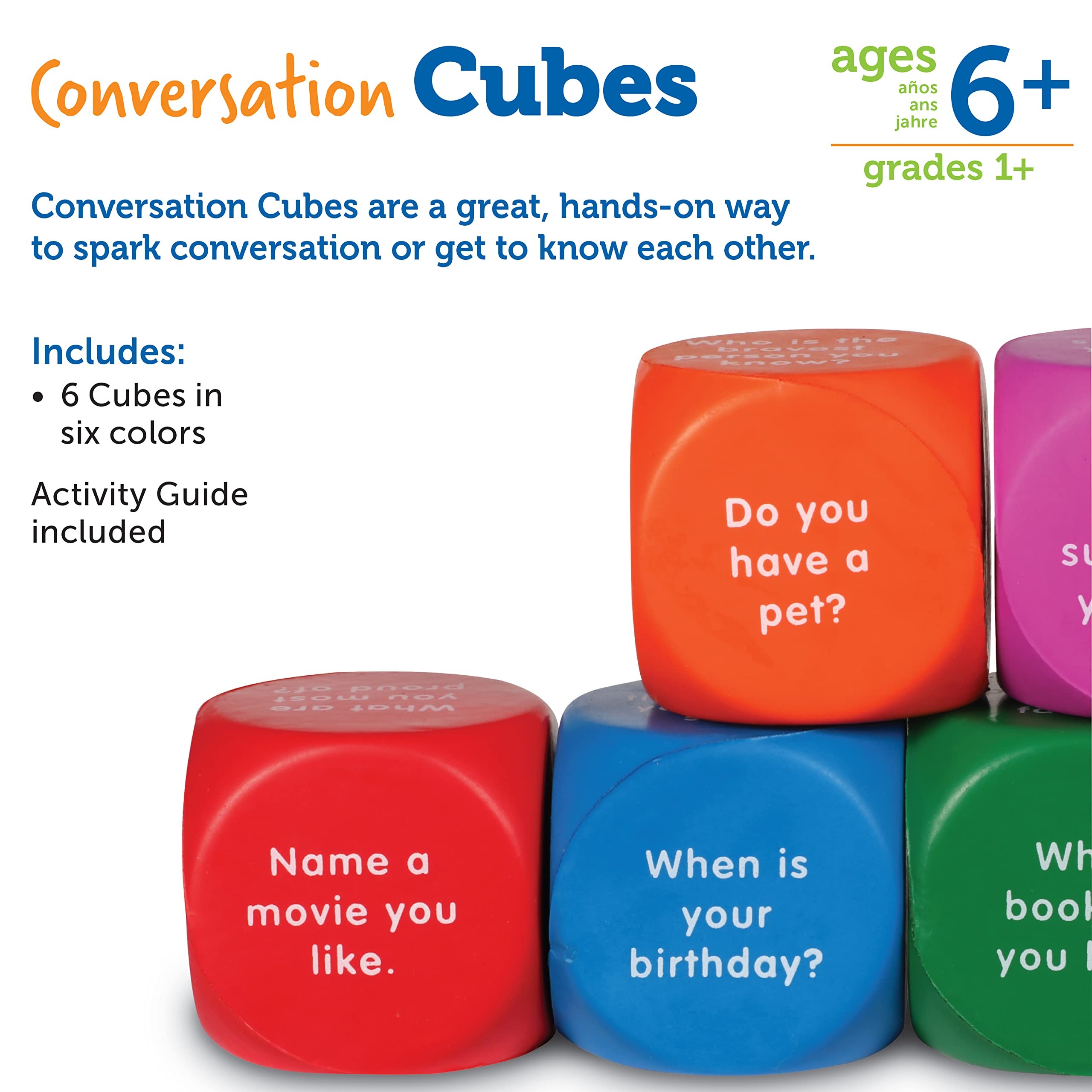 For Kids 6-8 Learning Resources Be Kind Cubes - 6 Social Emotional ...